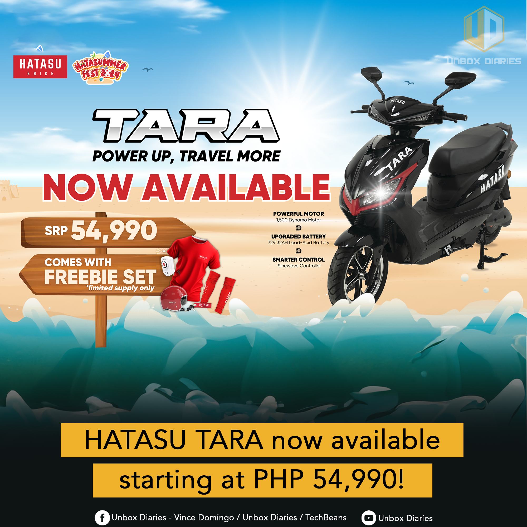 HATASU TARA now available starting at PHP 54,990! - Unbox Diaries