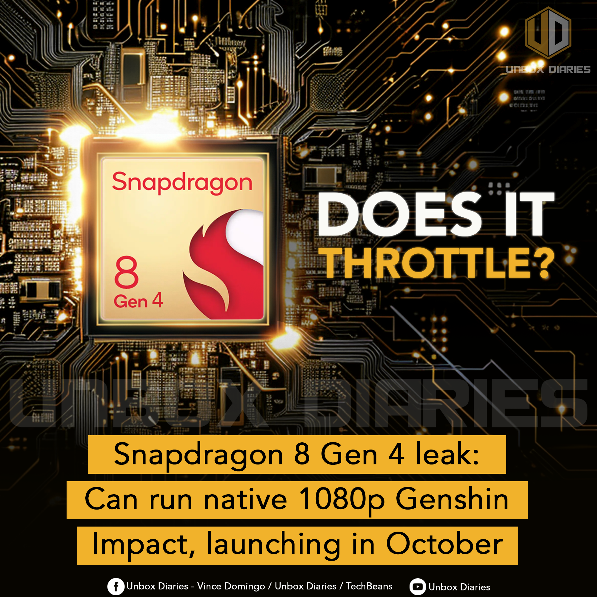 Snapdragon 8 Gen 4 leak: Can run native 1080p Genshin Impact, launching ...