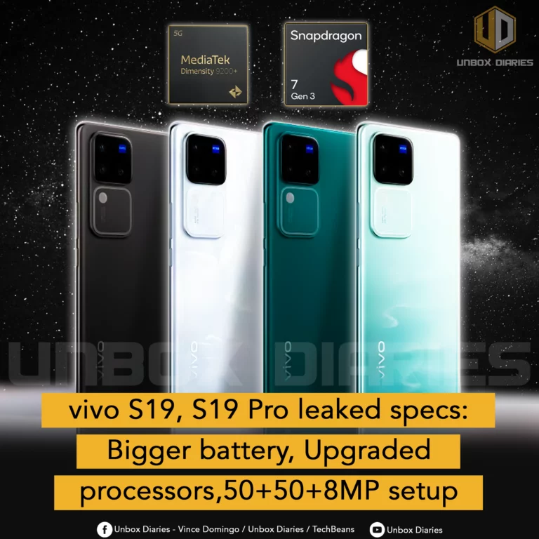 vivo S19, S19 Pro leaked specs: Bigger battery, Upgraded processors, 50 ...