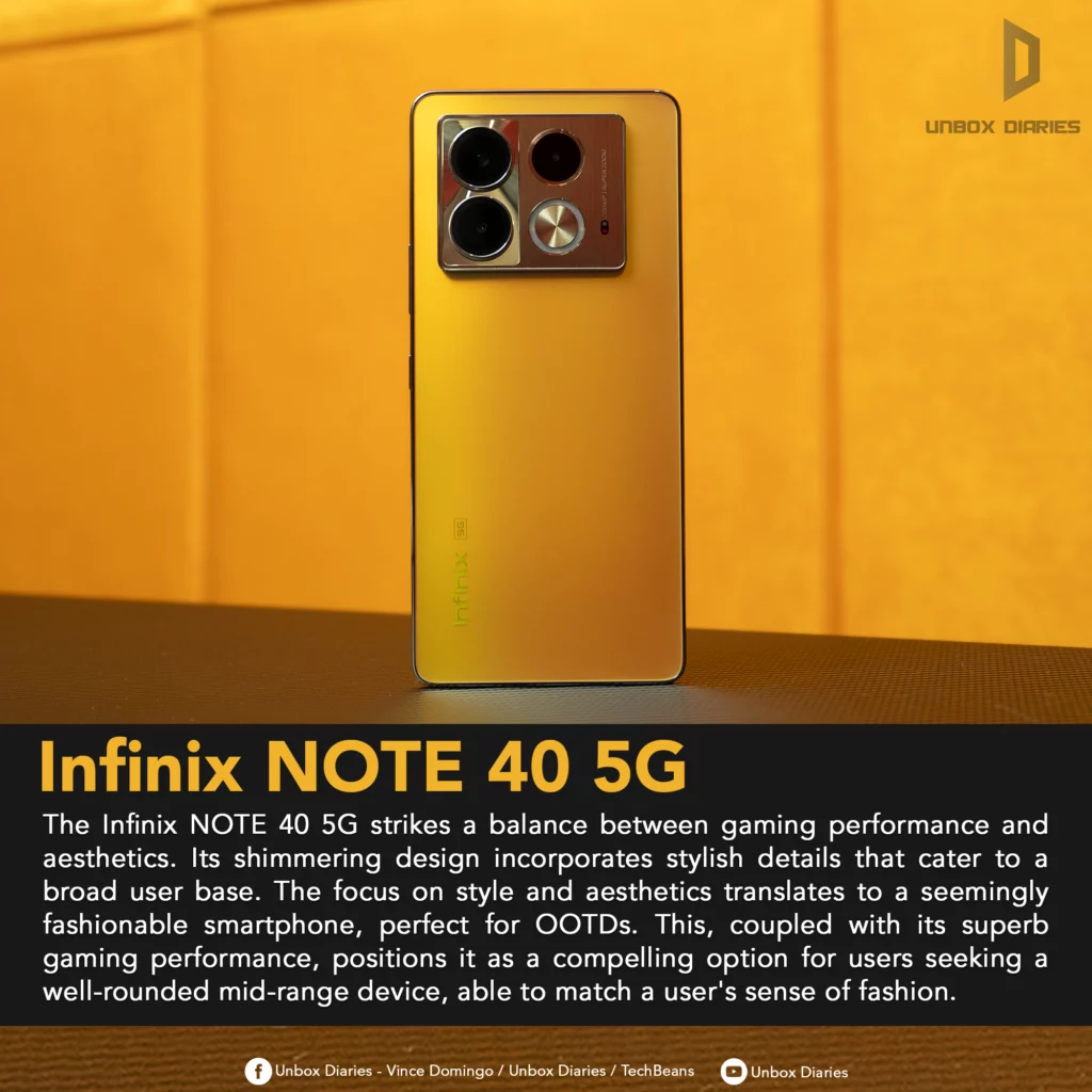Infinix NOTE 40 5G Review: Ultra-fast gaming, with a large storage, all ...