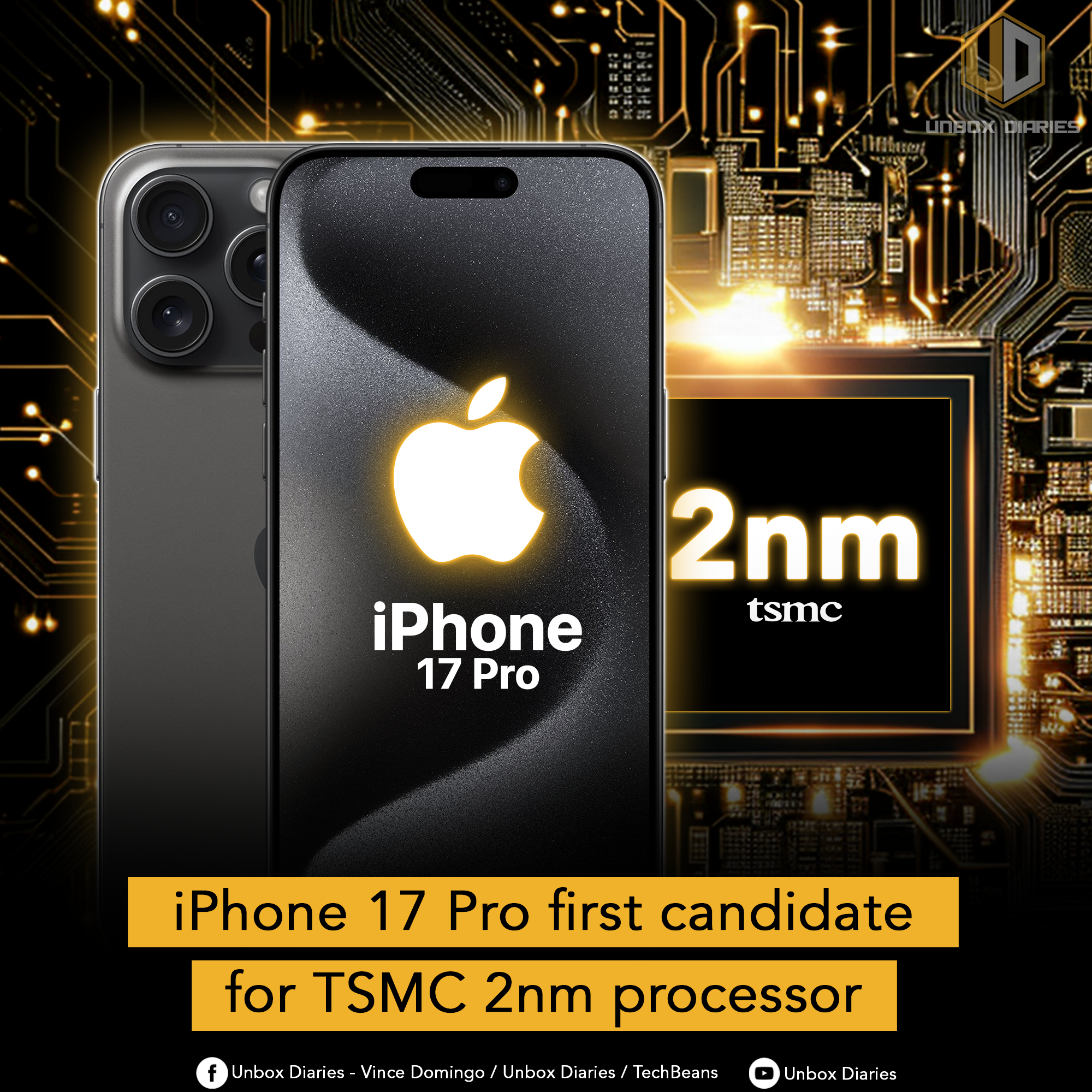 iPhone 17 Pro first candidate for TSMC 2nm processor - Unbox Diaries