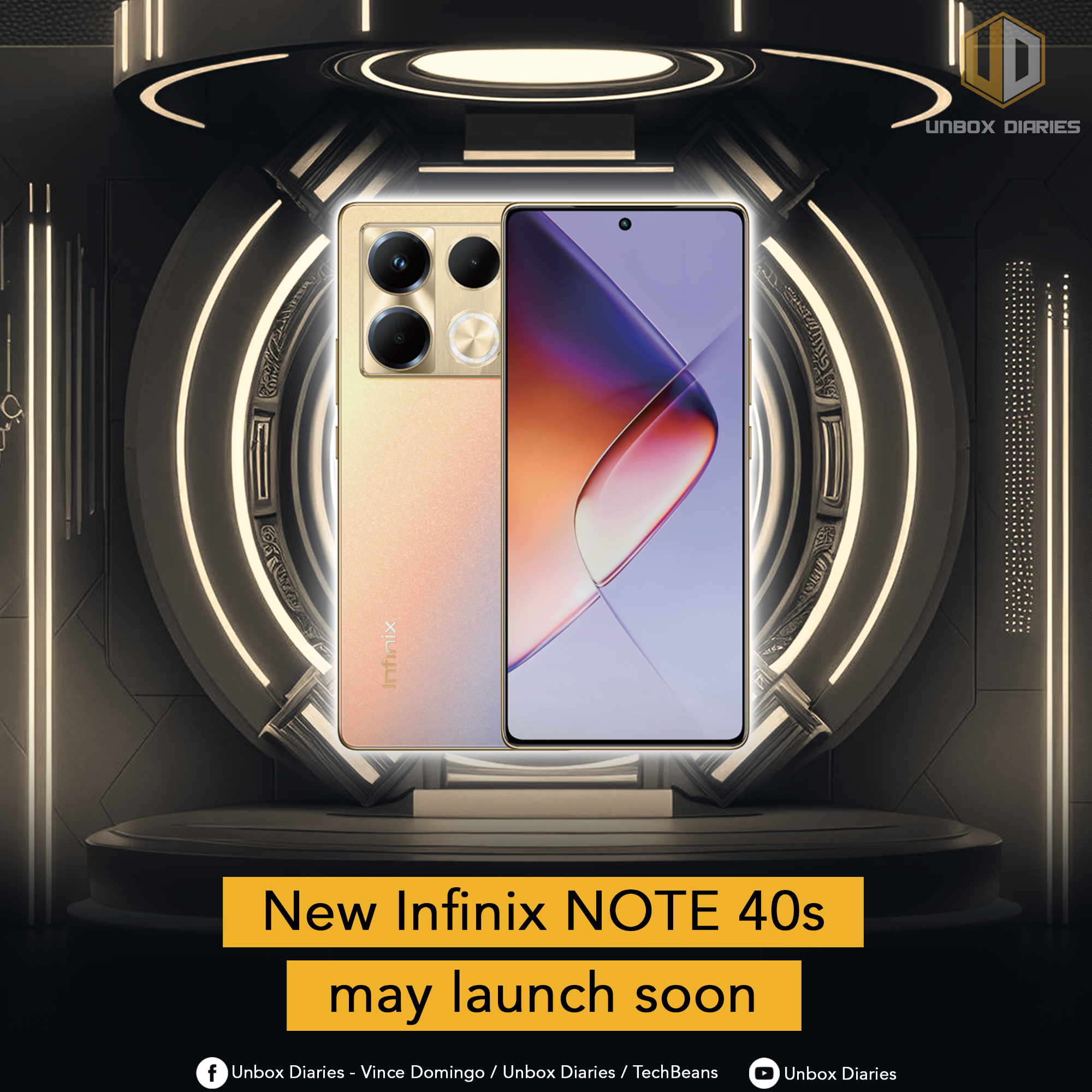 New Infinix NOTE 40s may launch soon - Unbox Diaries
