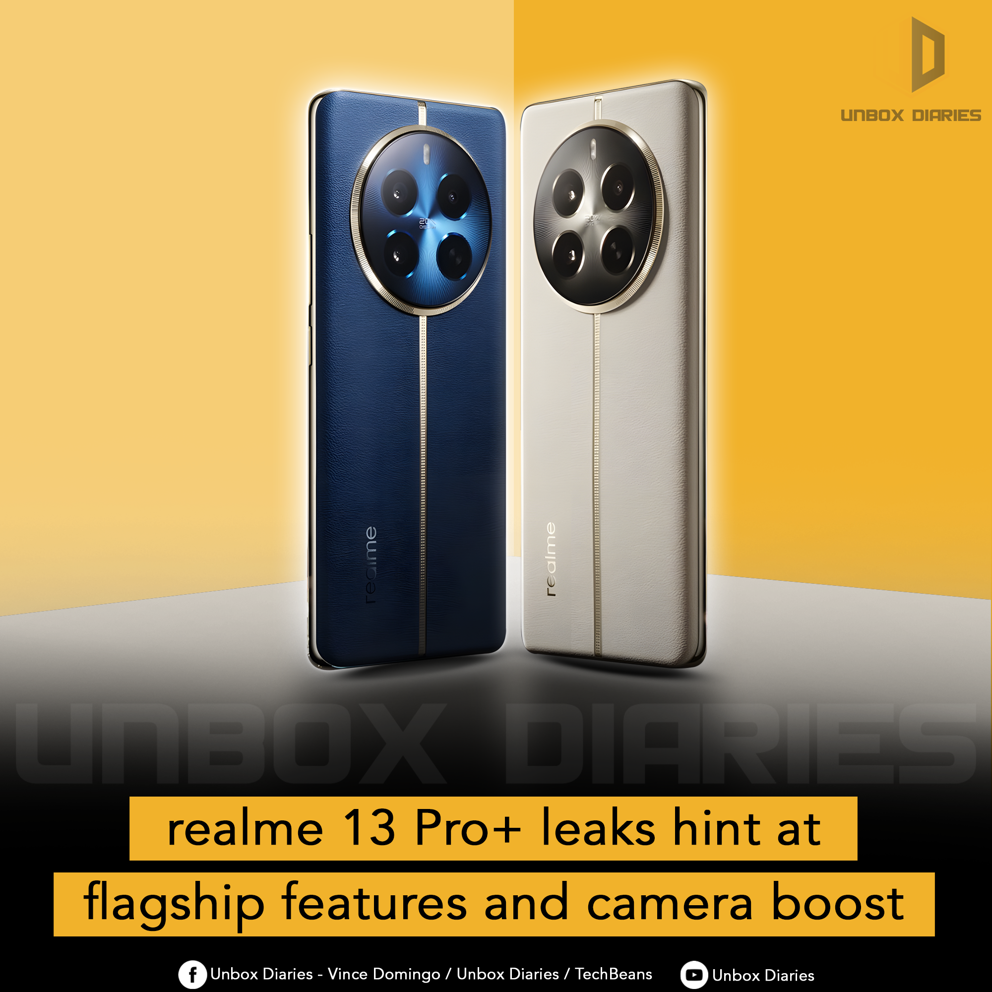 realme 13 Pro+ leaks hint at flagship features and camera boost - Unbox ...