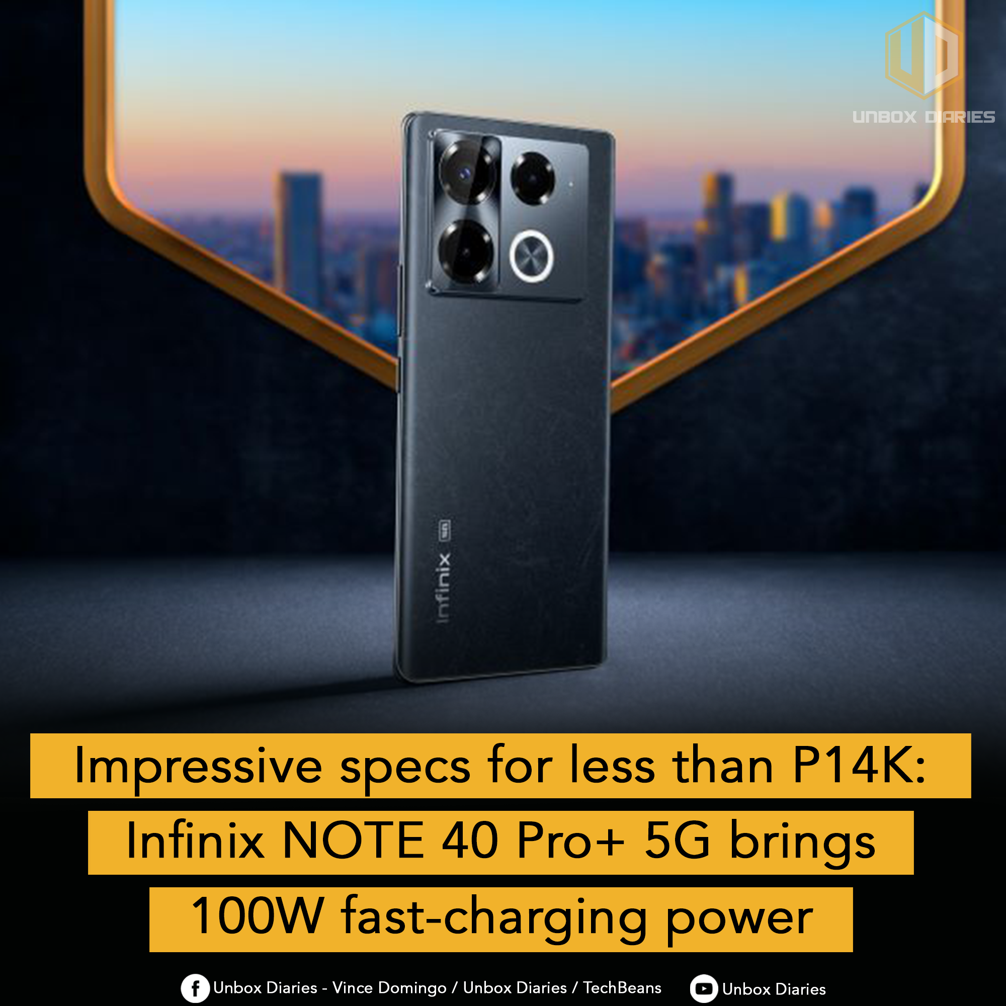 Impressive specs for less than PHP 14K: Infinix NOTE 40 Pro+ 5G brings ...