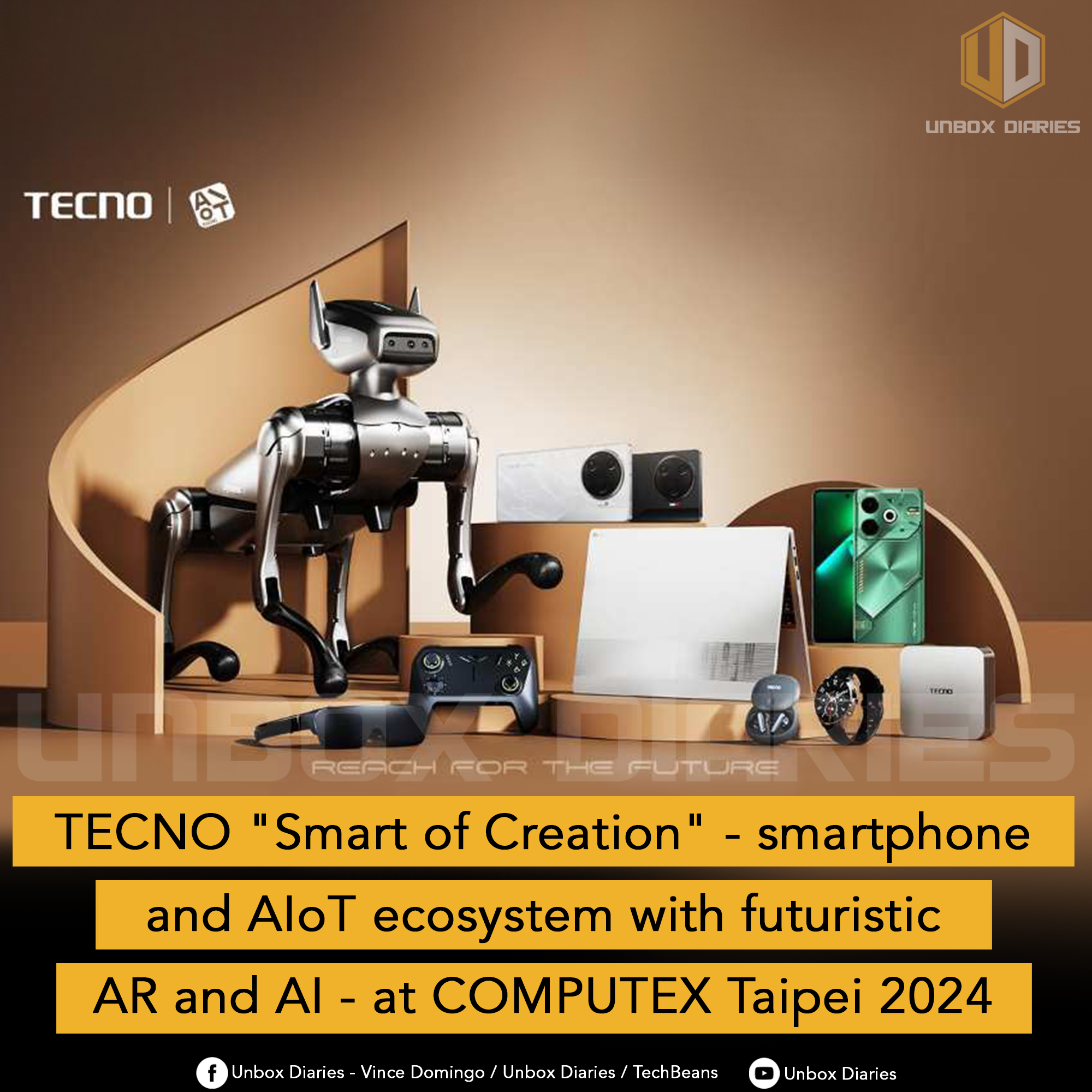 TECNO "Smart of Creation" - smartphone and AIoT ecosystem with ...