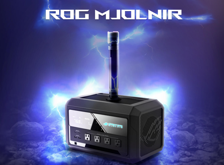 ROG Mjolnir Portable Gaming UPS specs: 768Wh LFP battery, flashlight ...