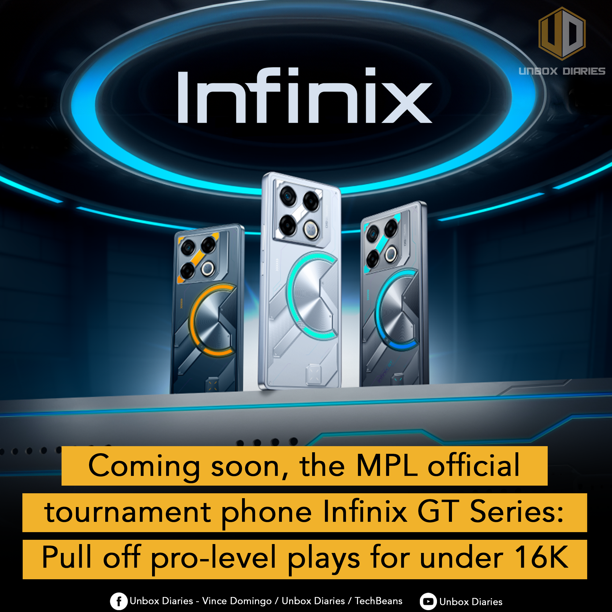 Coming soon, the MPL official tournament phone Infinix GT Series: Pull ...