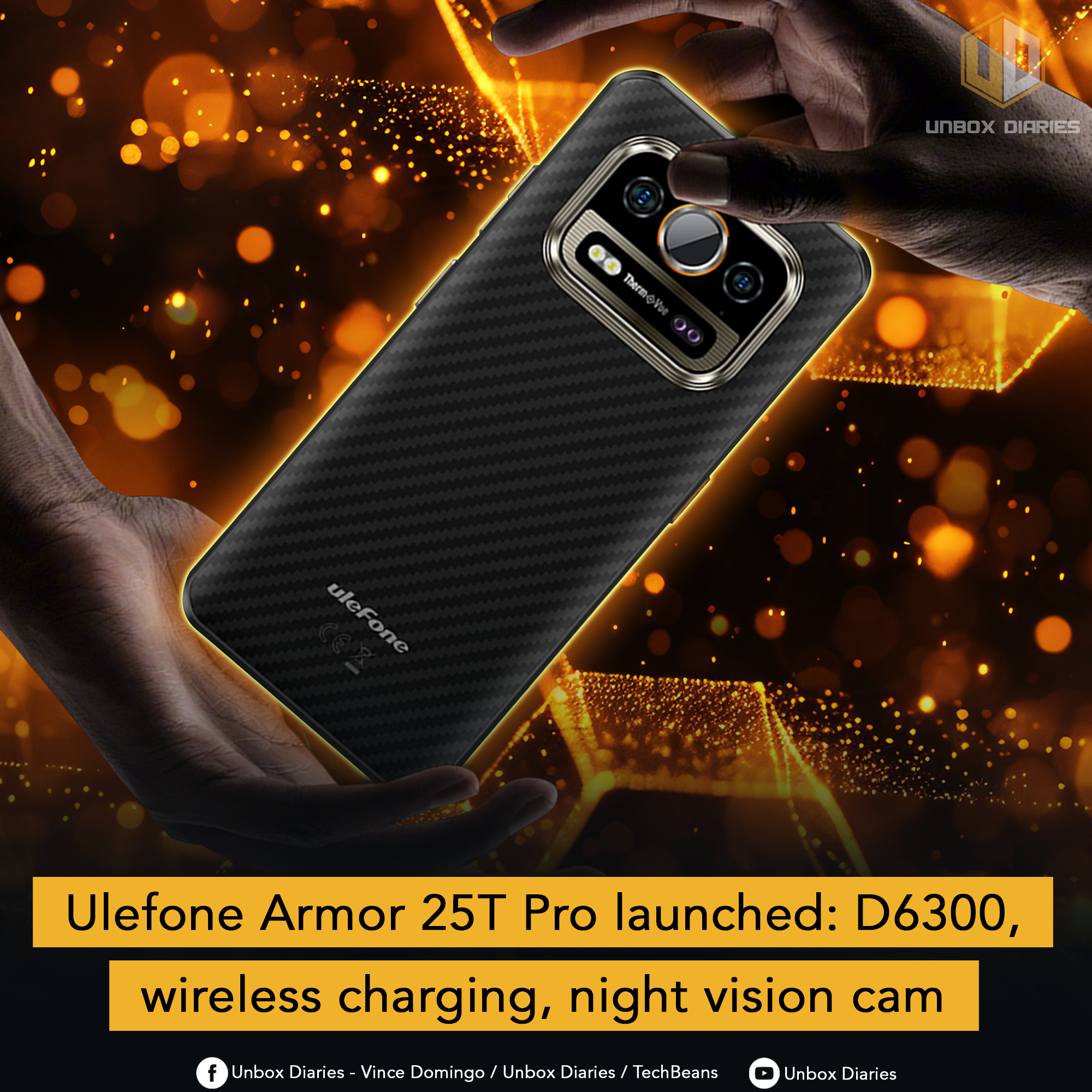 Ulefone Armor 25T Pro launched: D6300, wireless charging, night vision cam - Unbox Diaries
