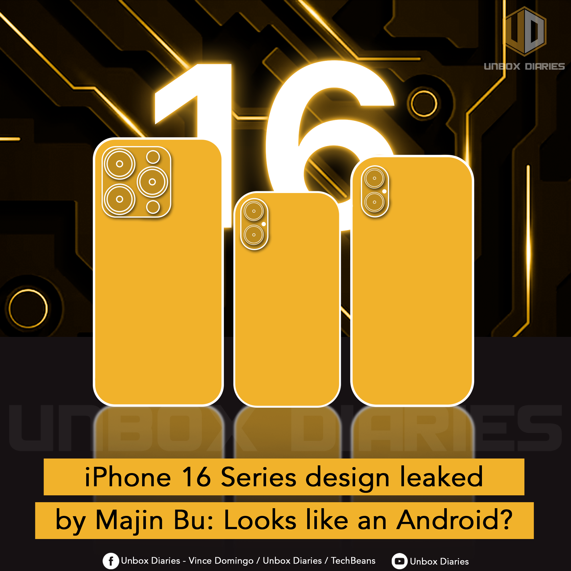 iPhone 16 Series design leaked by Majin Bu: Looks like an Android ...