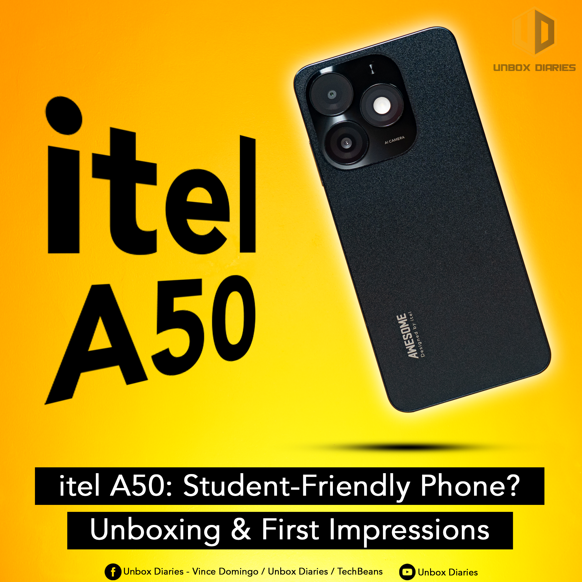 itel A50: Student-Friendly Phone? Unboxing & First Impressions - Unbox ...
