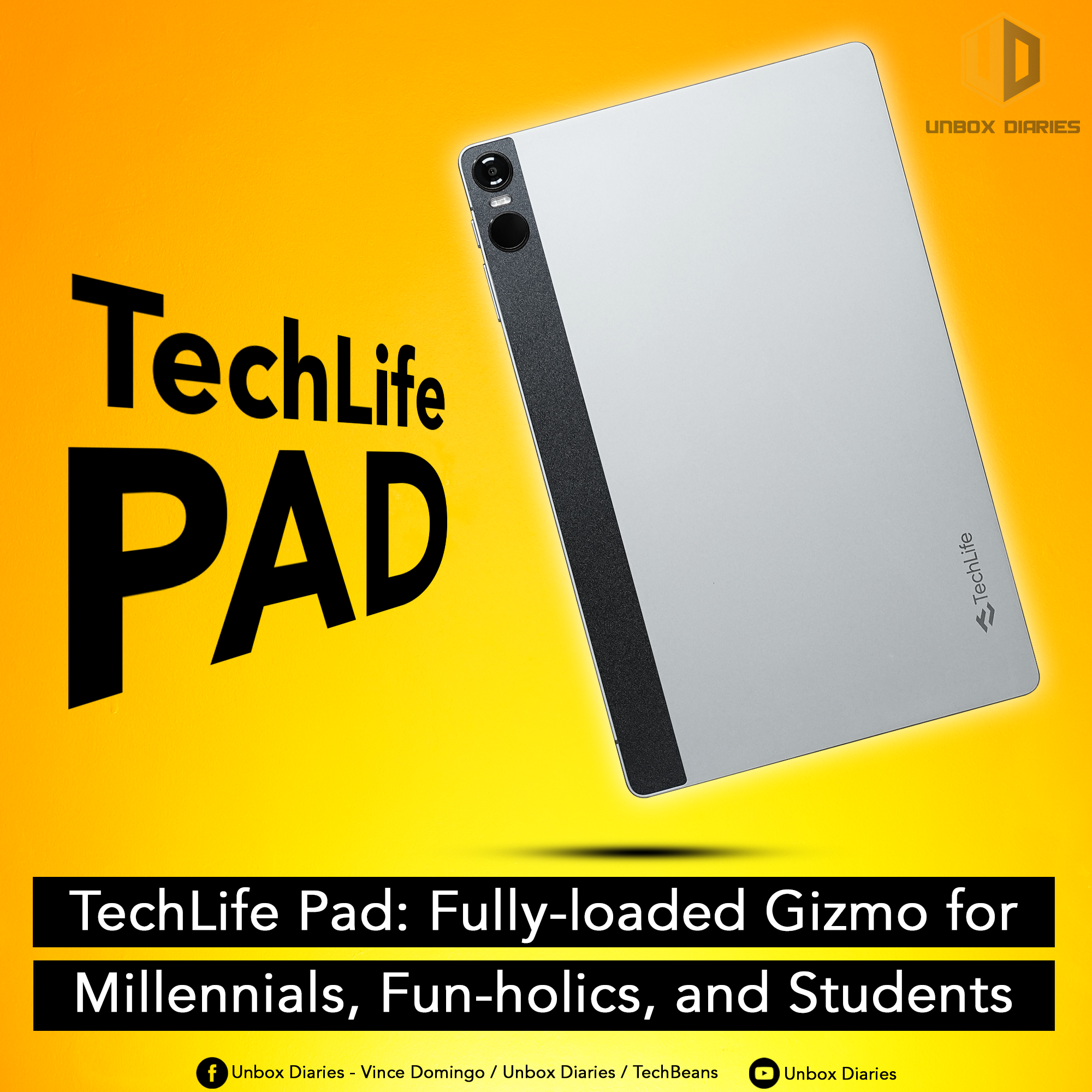 TechLife Pad: Fully-loaded Gizmo for Millennials, Fun-holics, and Students - Unbox Diaries