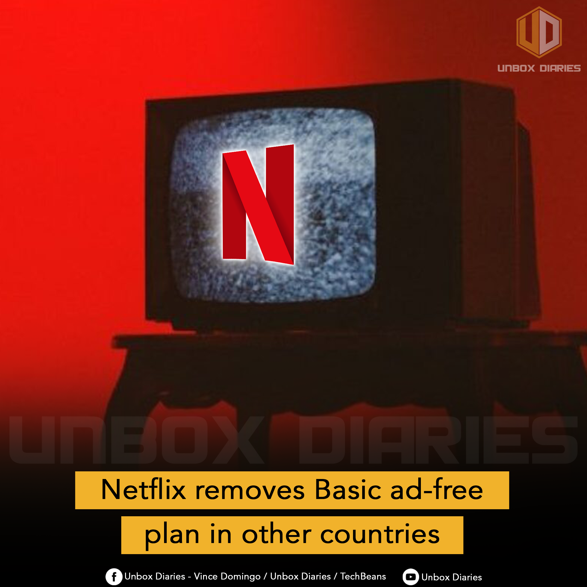 Netflix removes Basic ad-free plan in other countries - Unbox Diaries