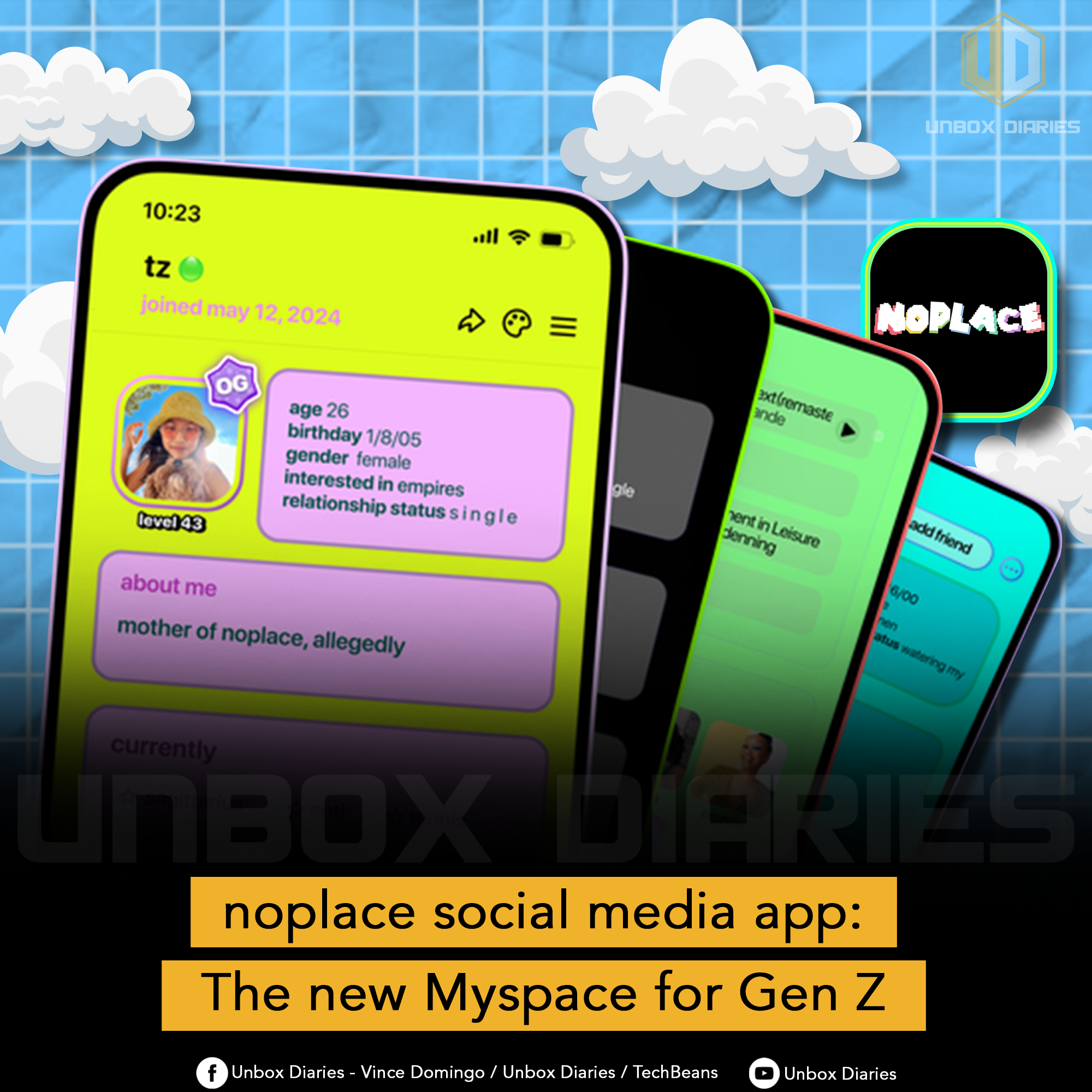 noplace social media app: The new Myspace for Gen Z - Unbox Diaries