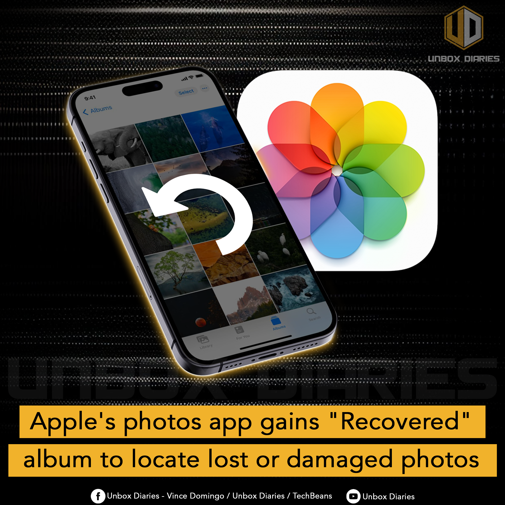 Apple's photos app gains "Recovered" album to locate lost or damaged ...