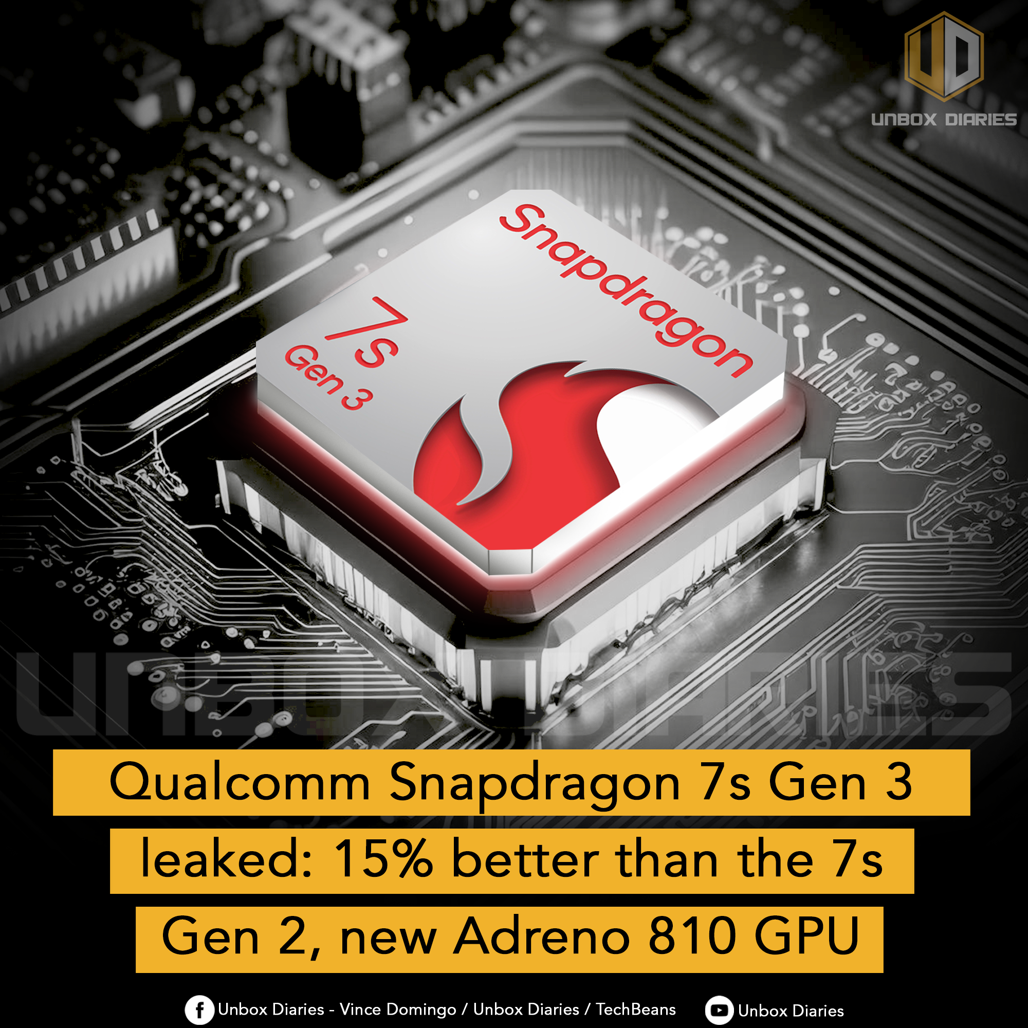 Qualcomm Snapdragon 7s Gen 3 leaked: 15% better than the 7s Gen 2, new ...