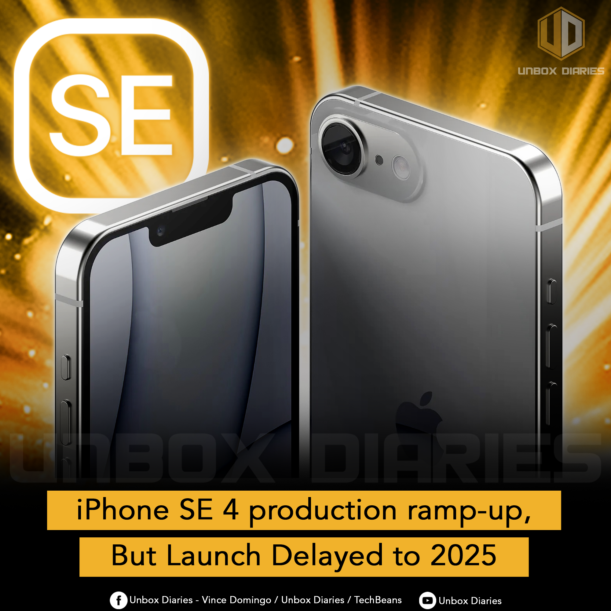 iPhone SE 4 production ramp-up, But Launch Delayed to 2025 - Unbox Diaries
