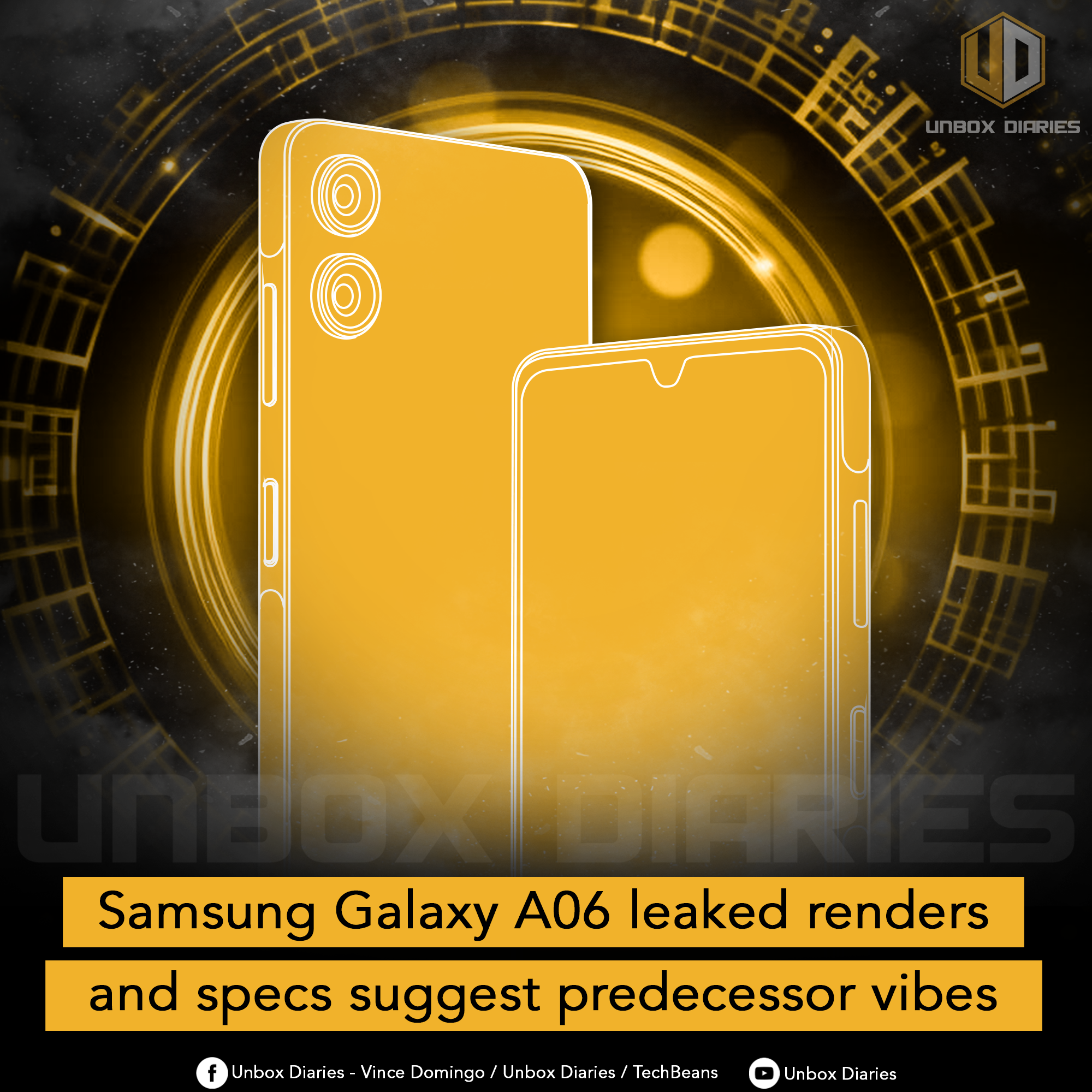 Samsung Galaxy A06 leaked renders and specs suggest predecessor vibes ...