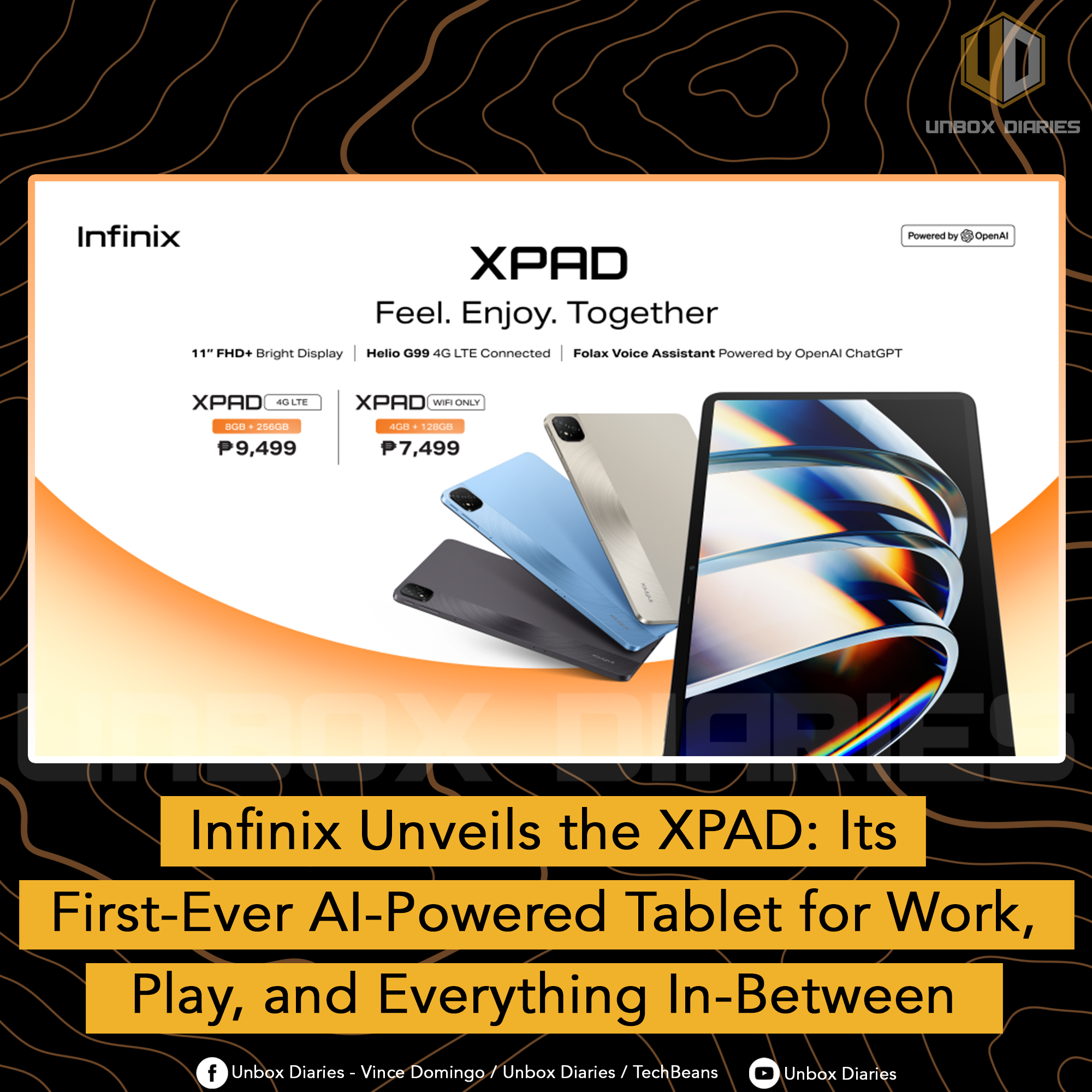 Infinix Unveils the XPAD: Its First-Ever AI-Powered Tablet for Work ...