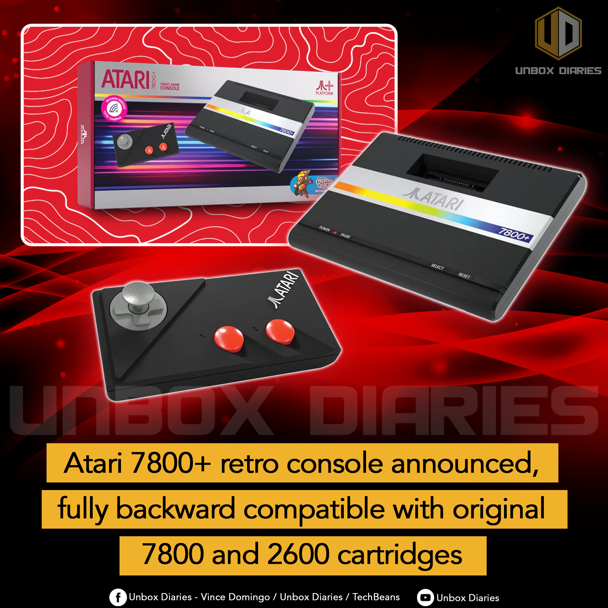 Atari 7800+ retro console announced, fully backward compatible with original 7800 and 2600 ...