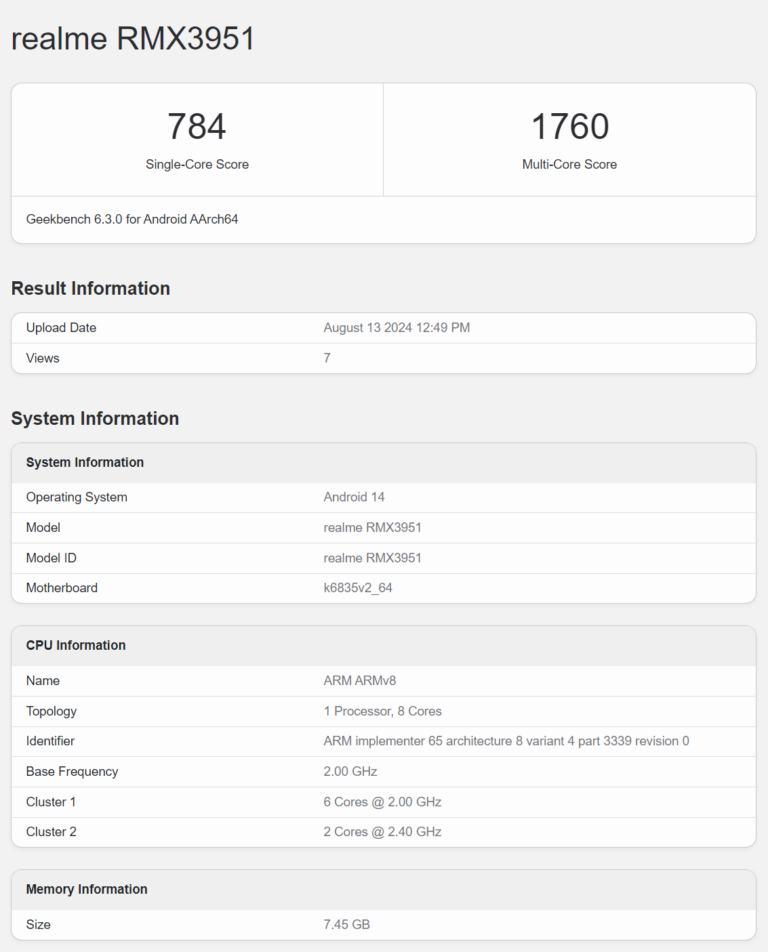 realme 13 5G leaks: MediaTek Dimensity 6300, 50MP cam, large battery ...