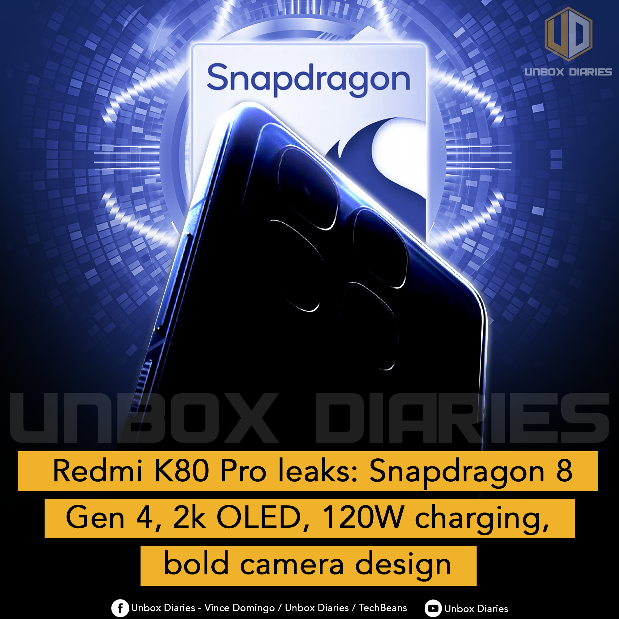 Redmi K80 Pro leaks: Snapdragon 8 Gen 4, 2K OLED, 120W charging, bold ...
