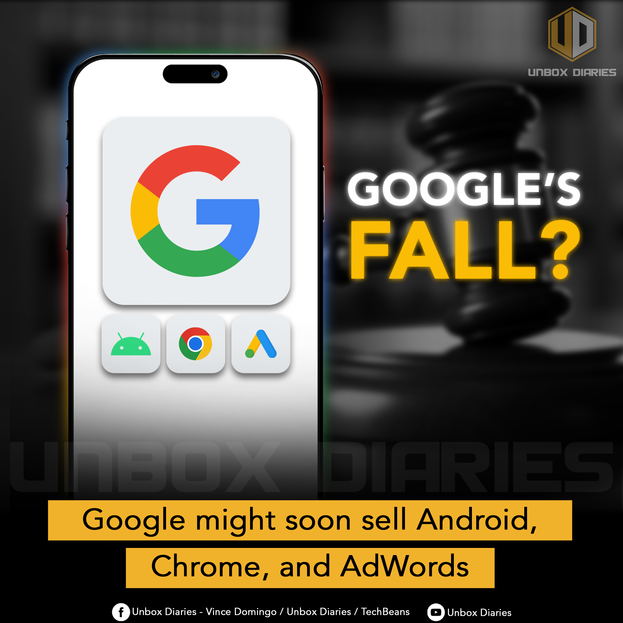 Google might soon sell Android, Chrome, and AdWords - Unbox Diaries