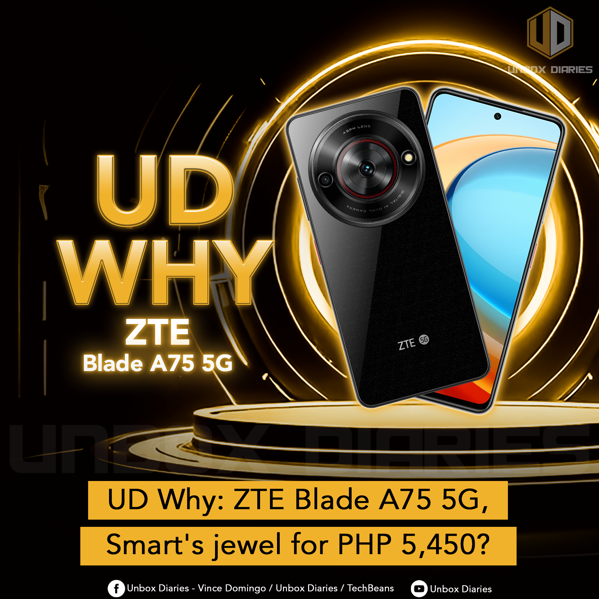 UD Why: ZTE Blade A75 5G, Smart's jewel for PHP 5,450? - Unbox Diaries