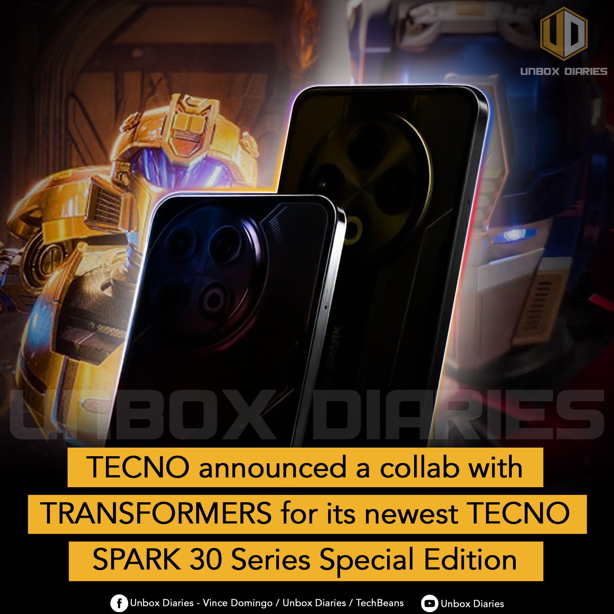 TECNO announced a collab with TRANSFORMERS for its newest TECNO SPARK ...