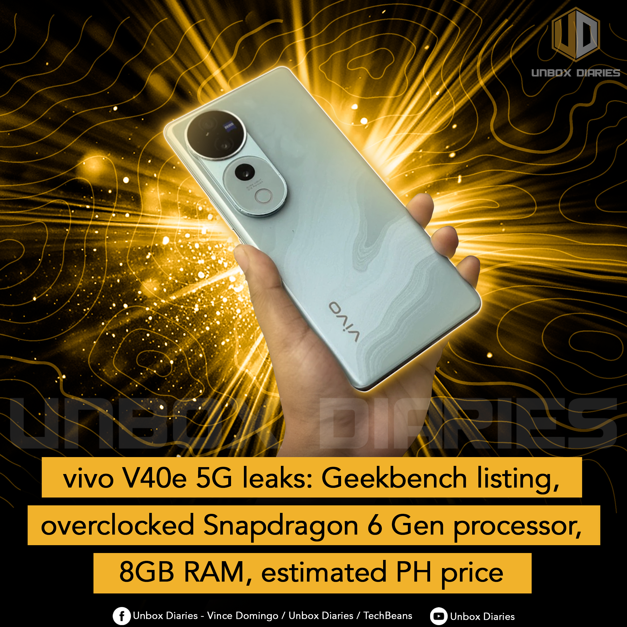 vivo V40e 5G leaks: Geekbench listing, overclocked Snapdragon 6 Gen ...