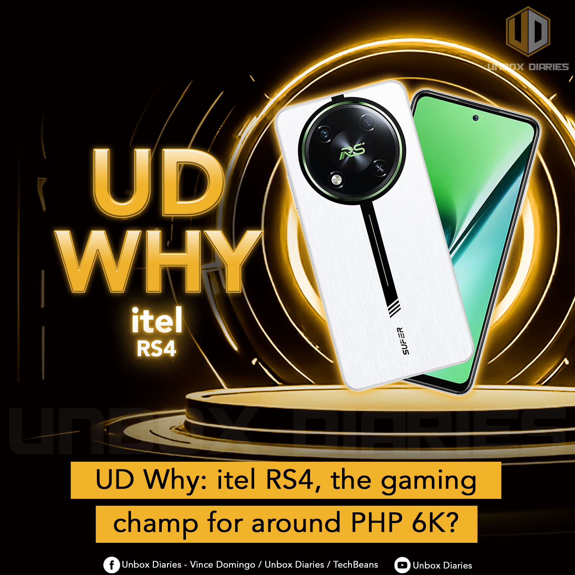 UD Why: itel RS4, the gaming champ for around PHP 6K? - Unbox Diaries