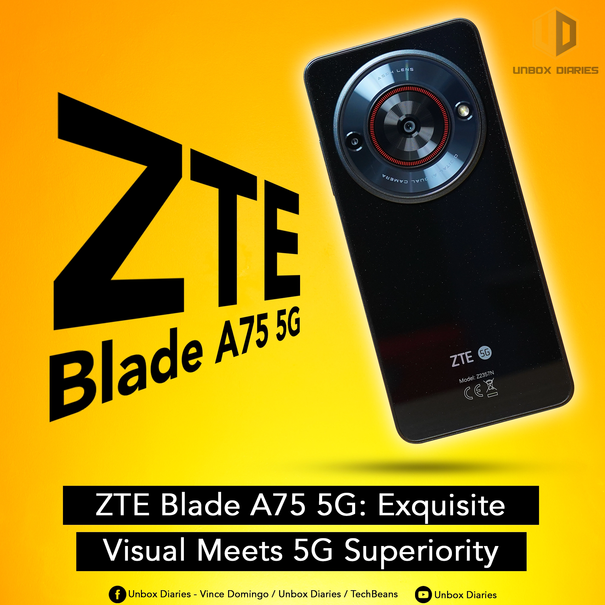 ZTE Blade A75 5G: Exquisite Visual Meets 5G Superiority - Unbox Diaries