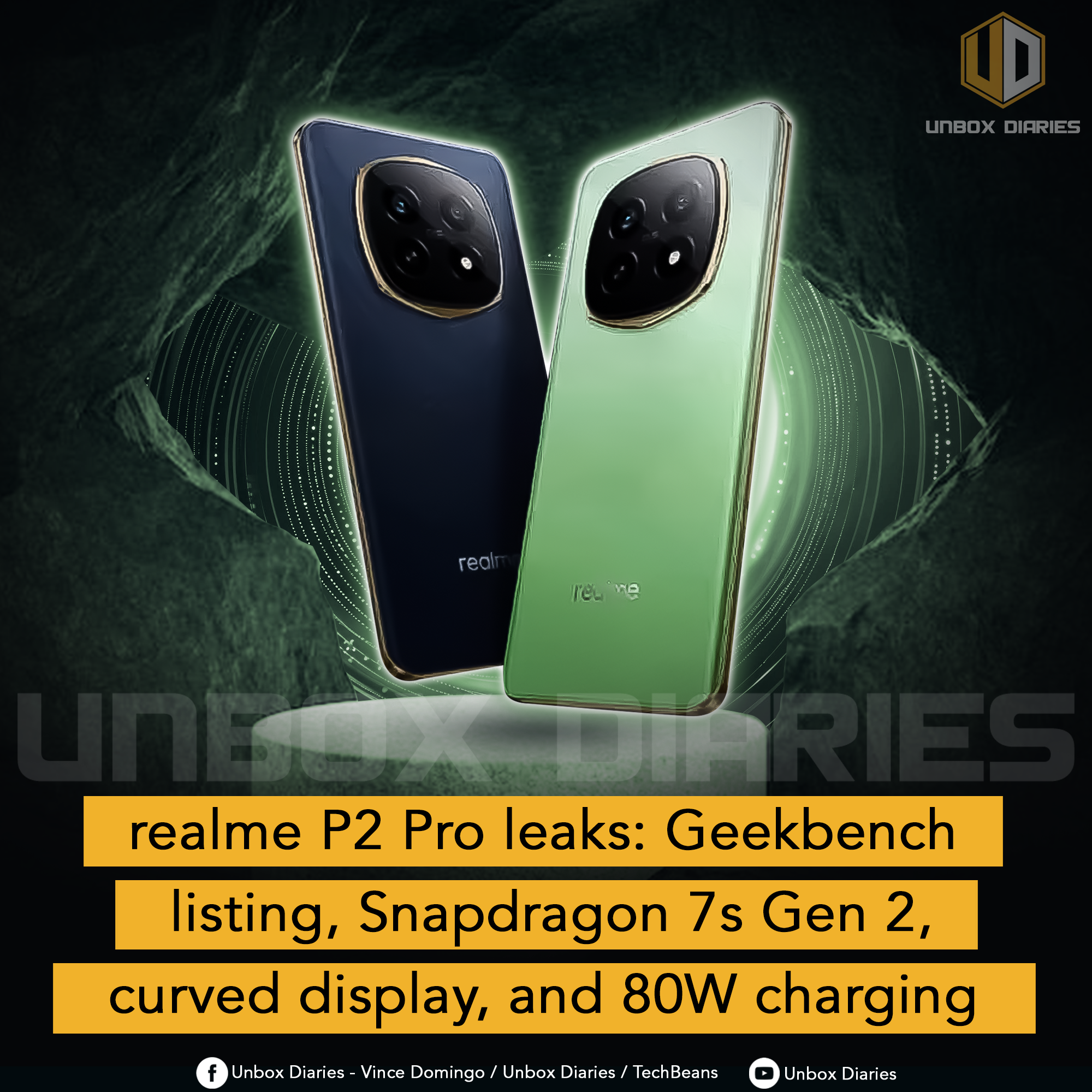 realme P2 Pro leaks: Geekbench listing, Snapdragon 7s Gen 2, curved ...