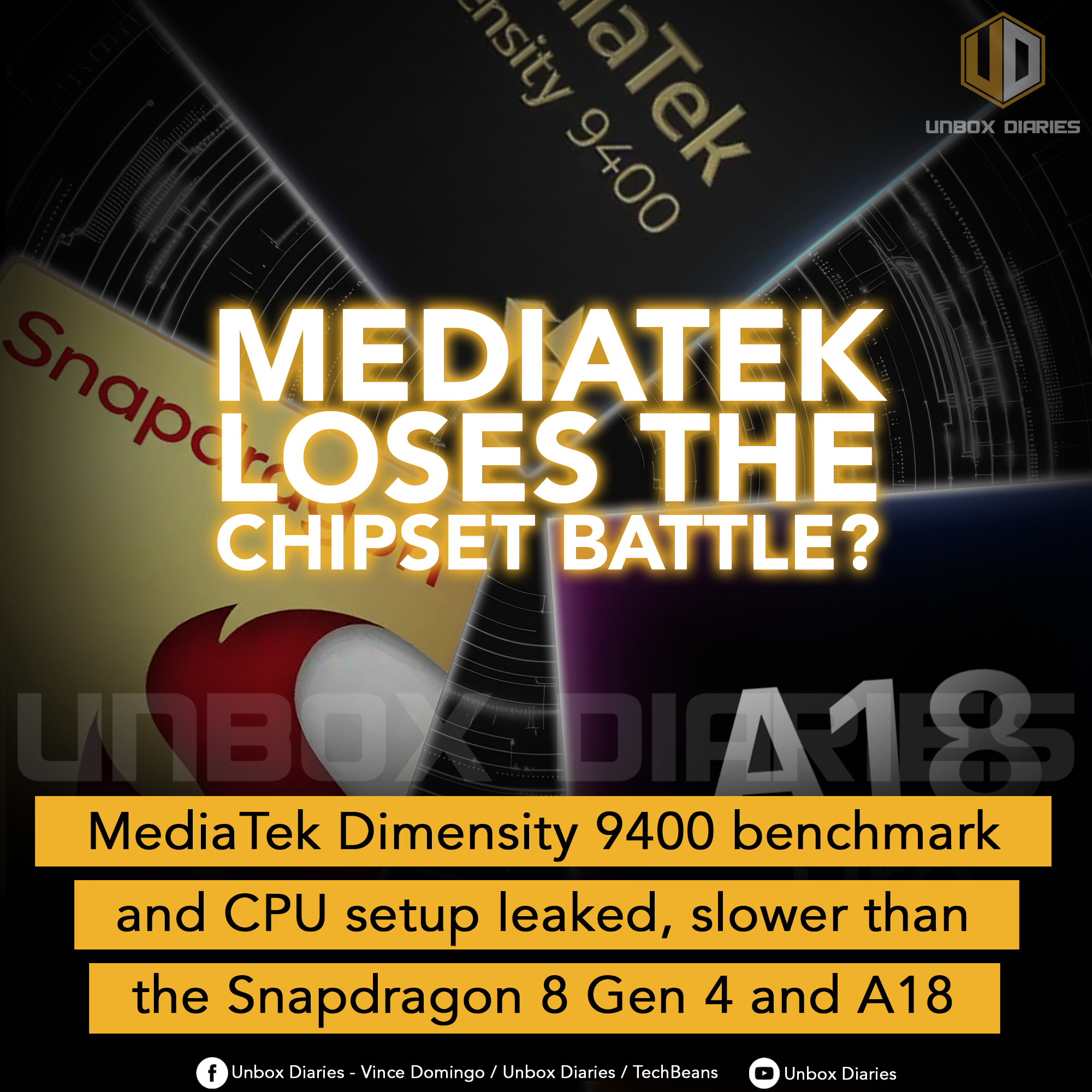 MediaTek Dimensity 9400 benchmark and CPU setup leaked, slower than the Snapdragon 8 Gen 4 and ...