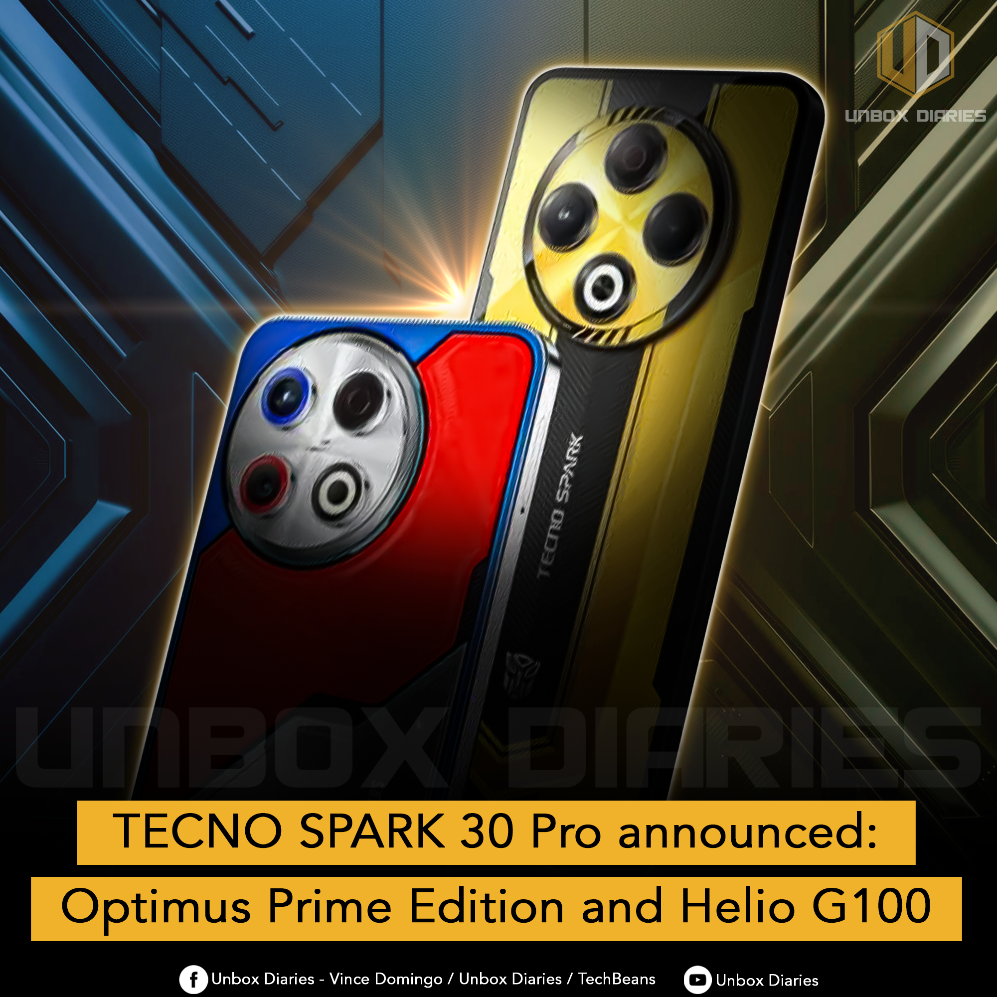 TECNO SPARK 30 Pro announced: Optimus Prime Edition and Helio G100 ...
