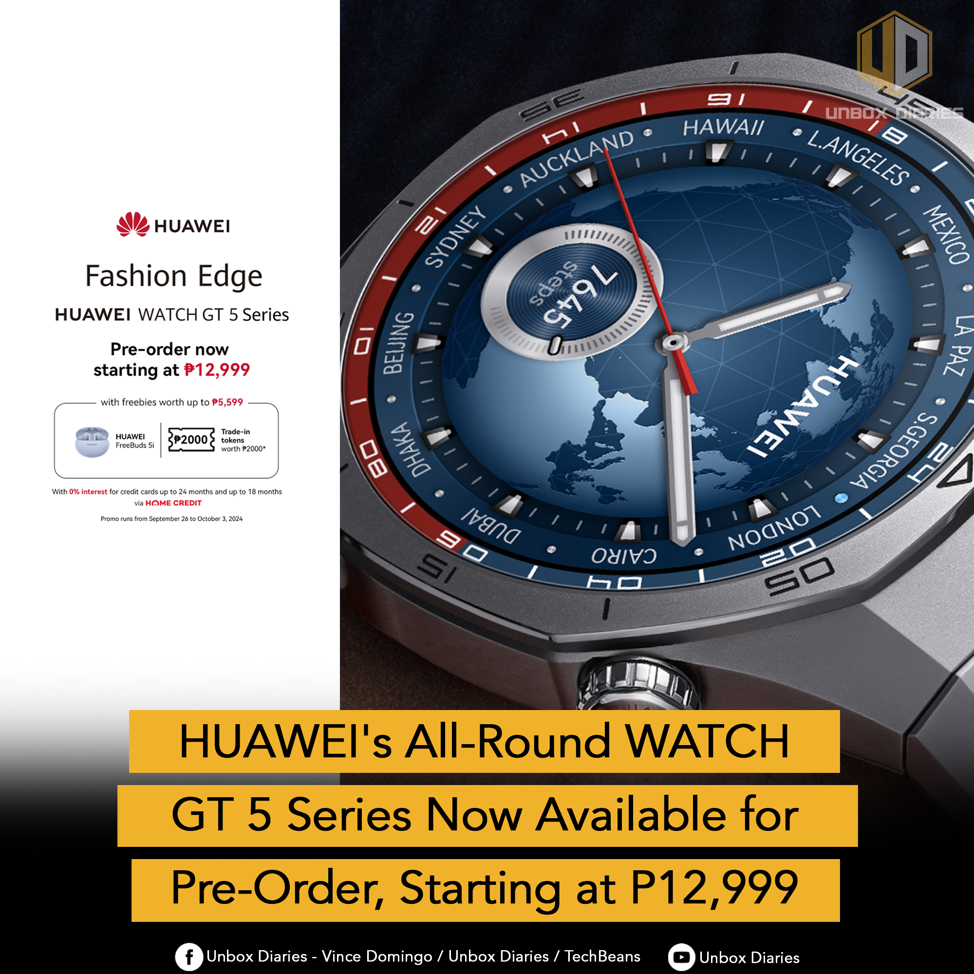 HUAWEI's All-Round WATCH GT 5 Series Now Available for Pre-Order ...