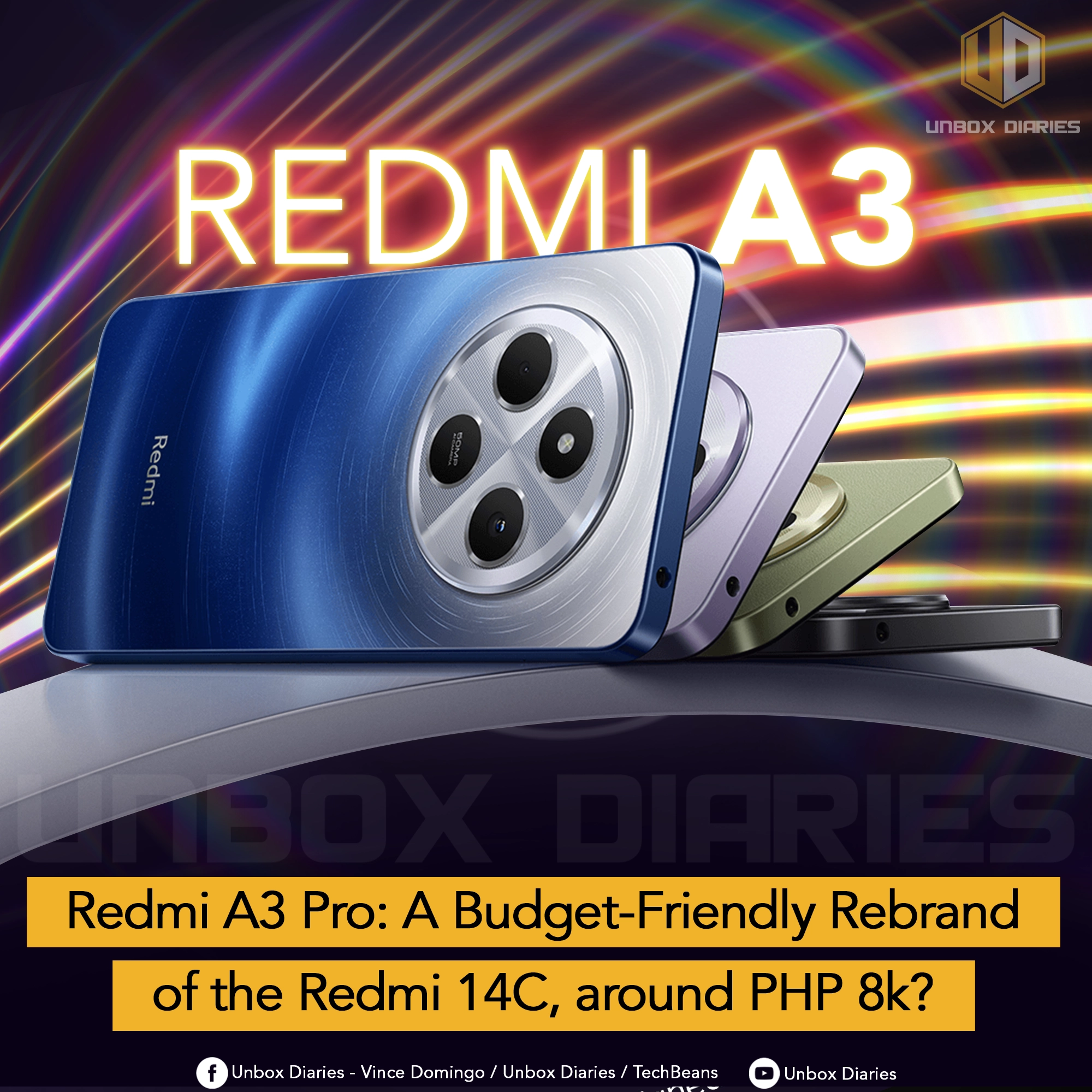 Redmi A3 Pro: A Budget-Friendly Rebrand of the Redmi 14C, around PHP 8k ...
