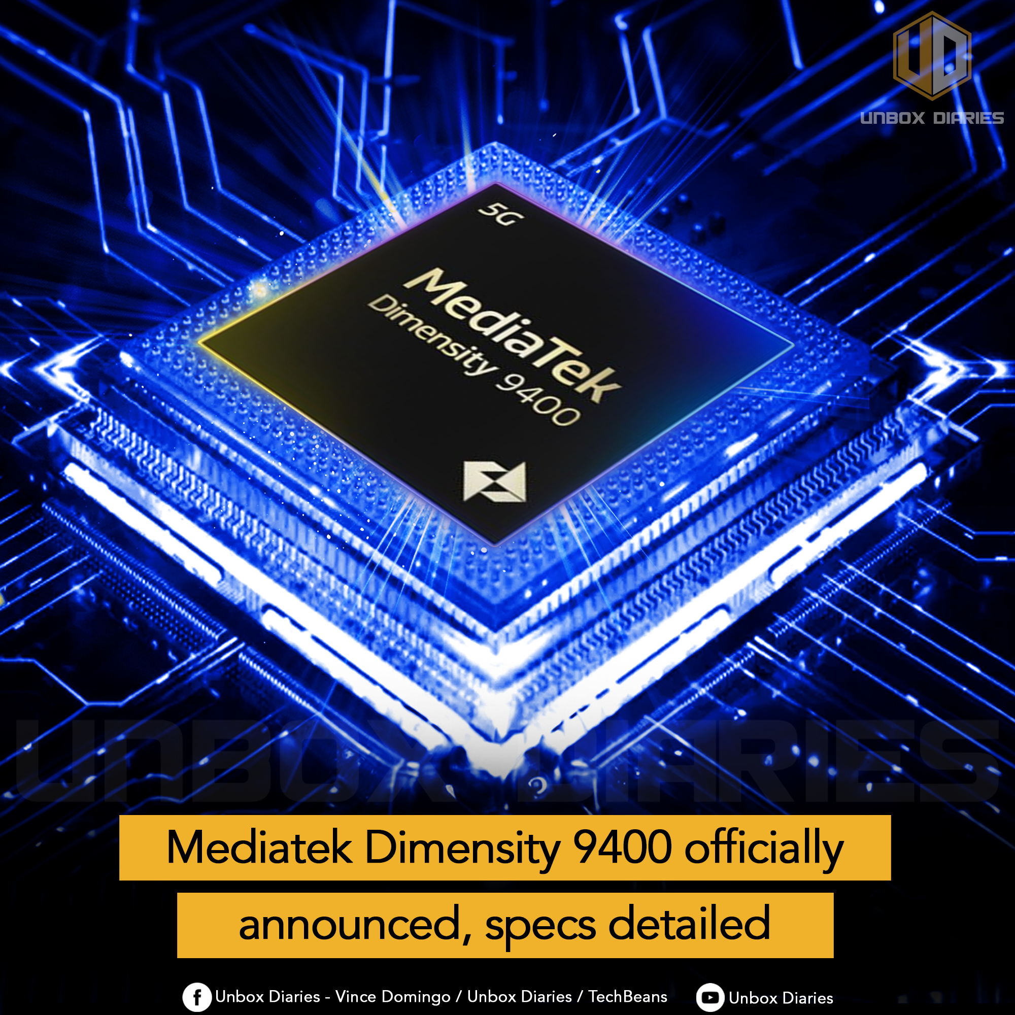 MediaTek Dimensity 9400 officially announced, specs detailed - Unbox Diaries
