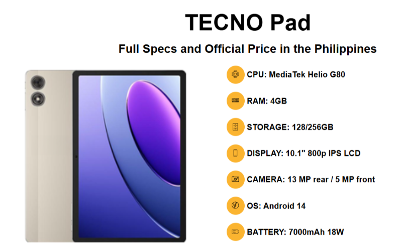 TECNO Megapad 11 launching soon: Helio G99, 11” 1920p display, 8000mAh ...