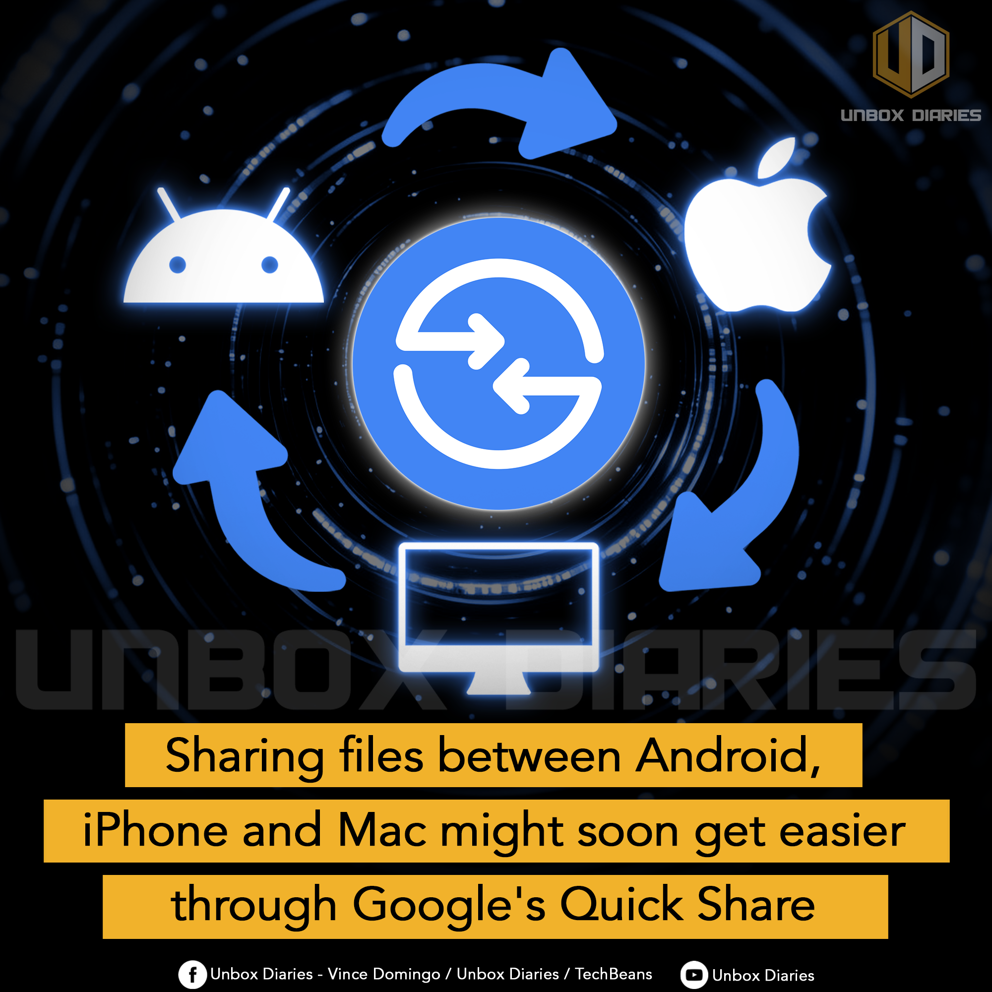 Sharing files between Android, iPhone and Mac might soon get easier through Google's Quick Share ...