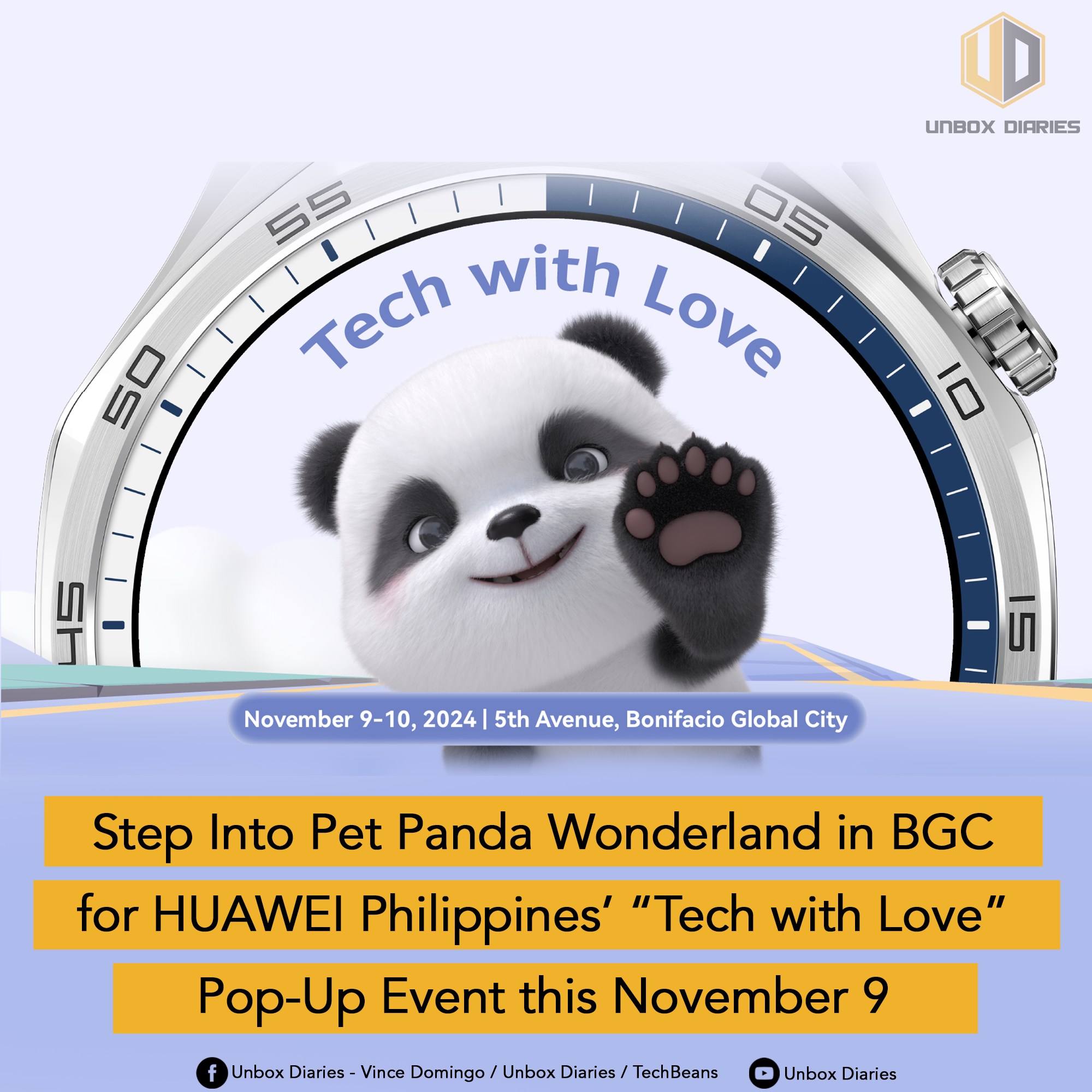Step Into Pet Panda Wonderland in BGC for HUAWEI Philippines’ “Tech ...
