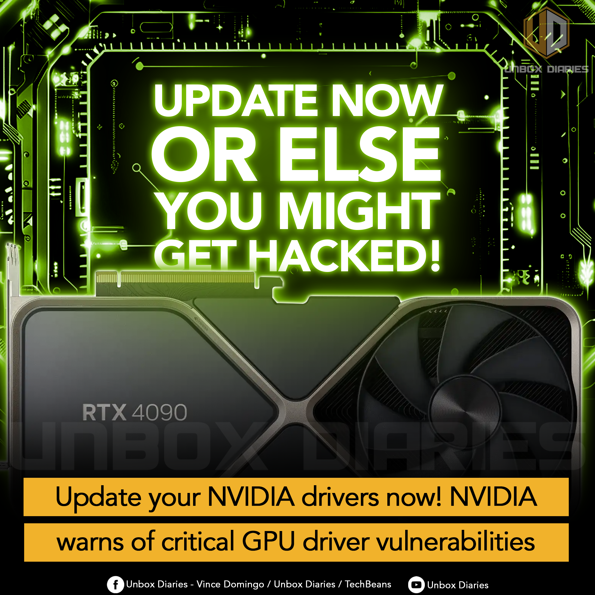 Update your NVIDIA drivers now! NVIDIA warns of critical GPU driver vulnerabilities - Unbox Diaries