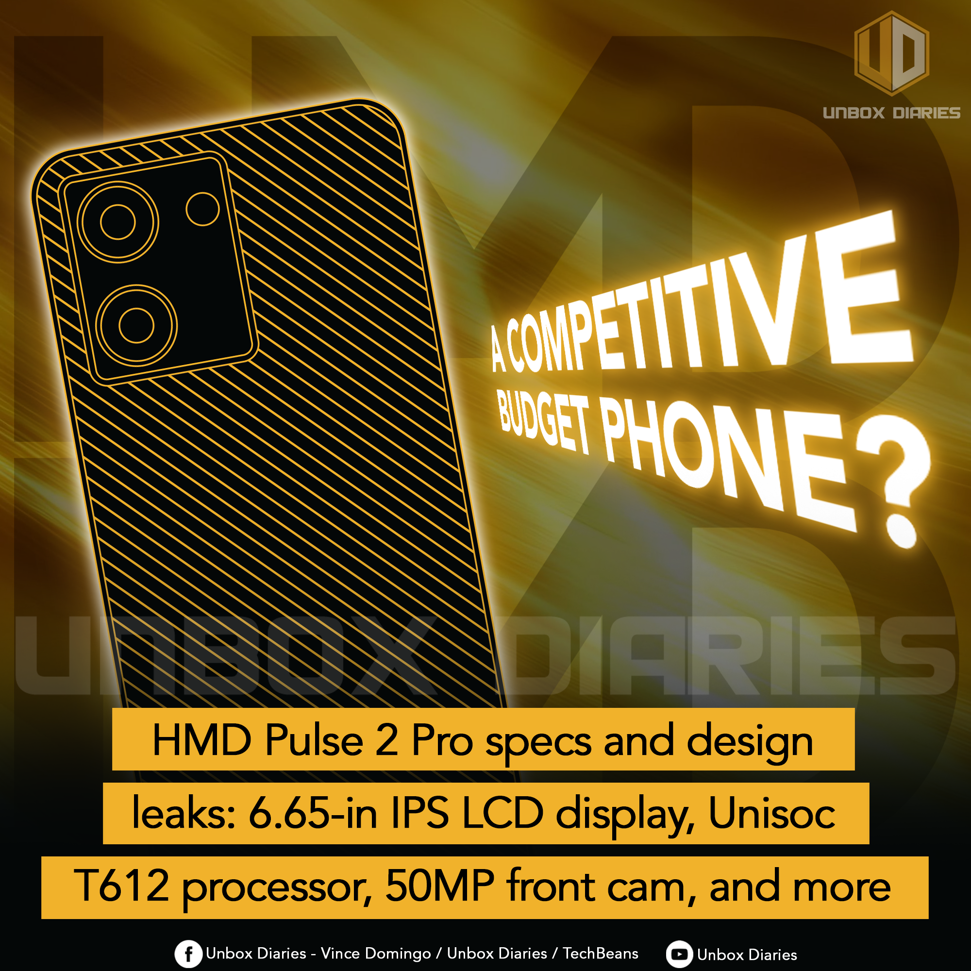 HMD Pulse 2 Pro specs and design leaks: 6.65-in IPS LCD display, Unisoc ...