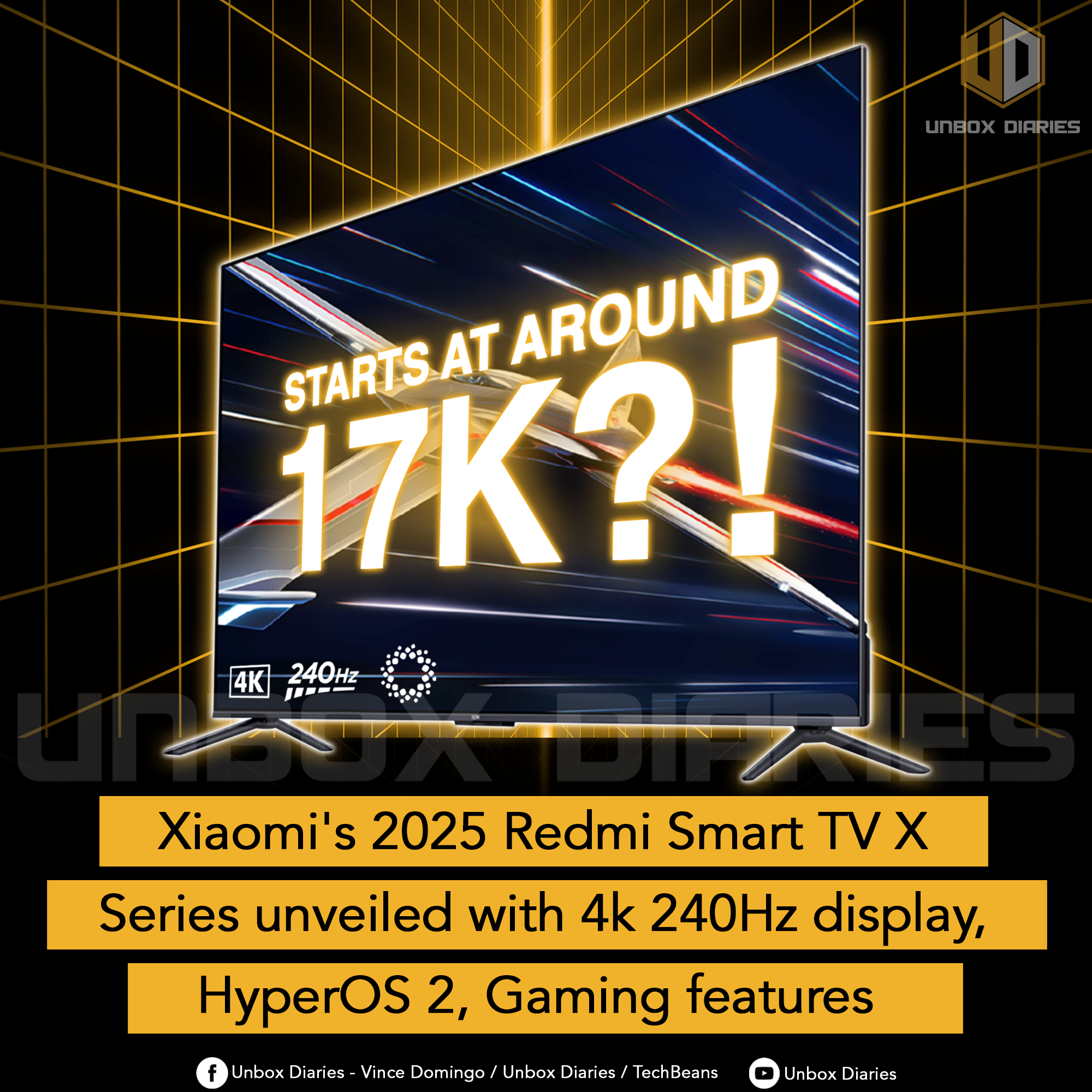 Xiaomi's 2025 Redmi Smart TV X Series unveiled with 4k 240Hz display ...