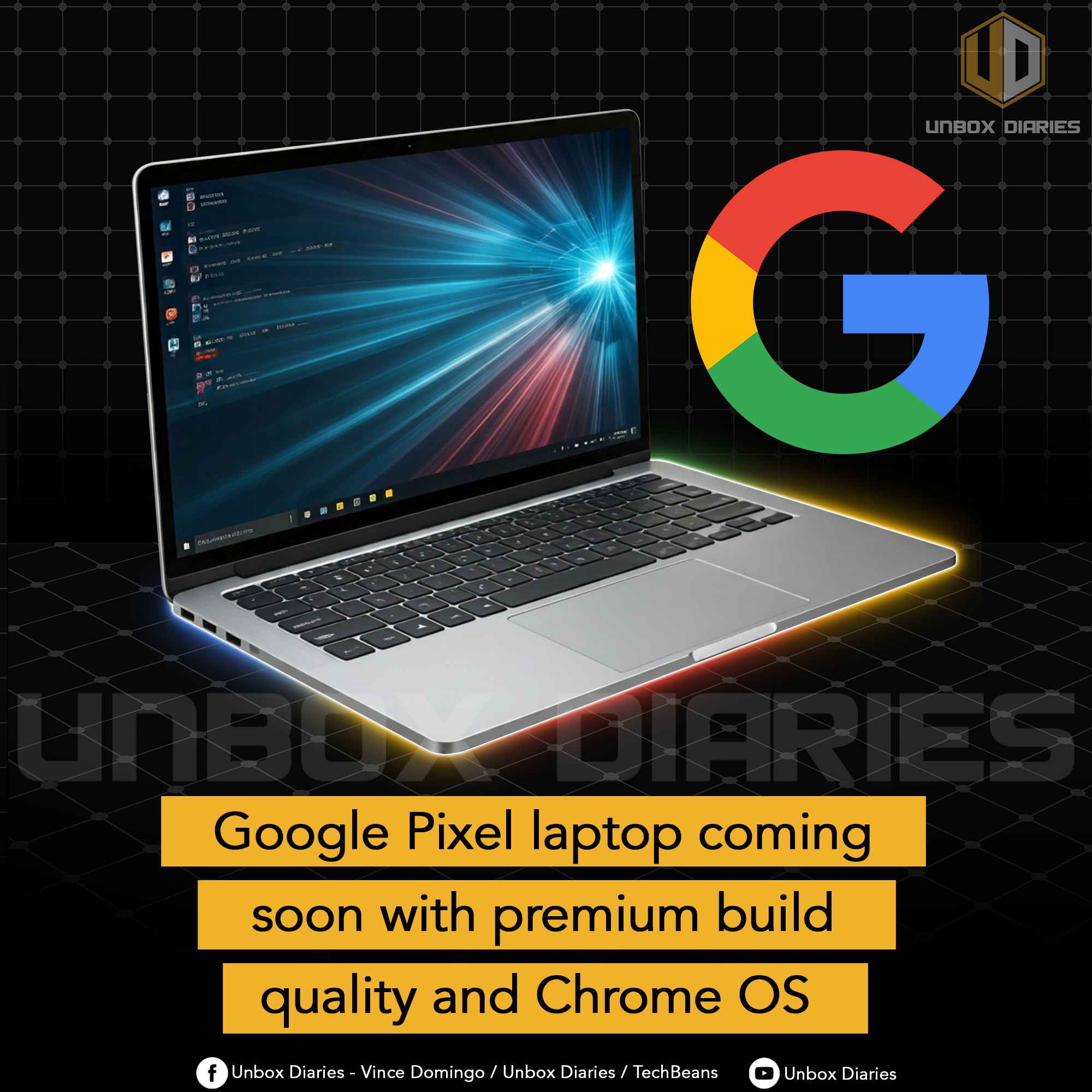 Google Pixel laptop coming soon with premium build quality and Chrome OS - Unbox Diaries