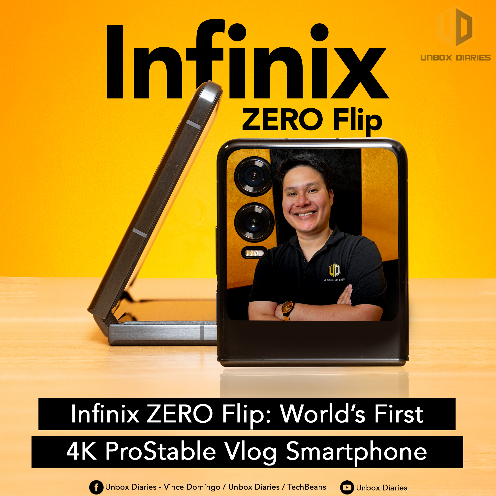 Infinix ZERO Flip: World’s First 4K ProStable Vlog Smartphone - Unbox ...