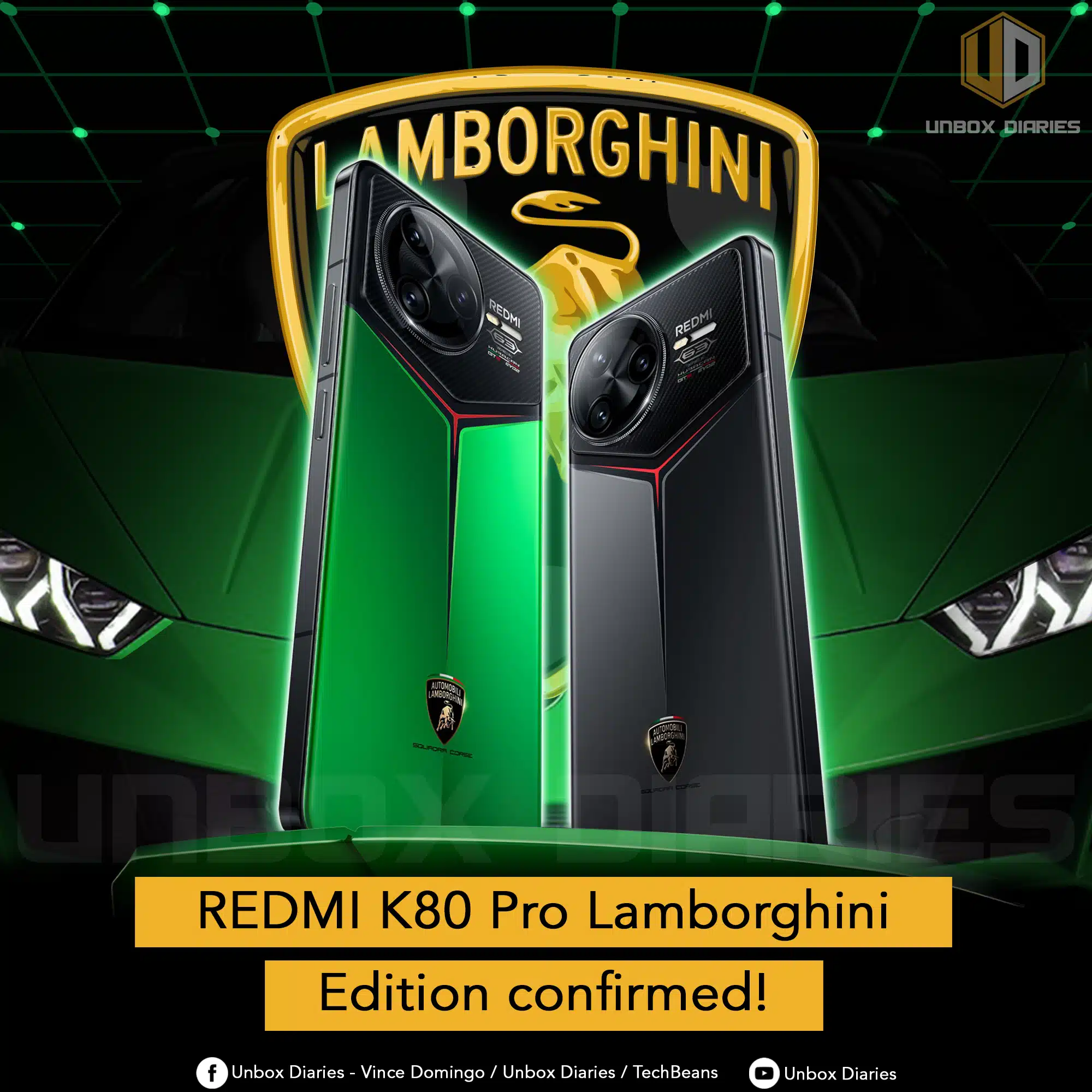 REDMI K80 Pro Lamborghini Edition confirmed! - Unbox Diaries