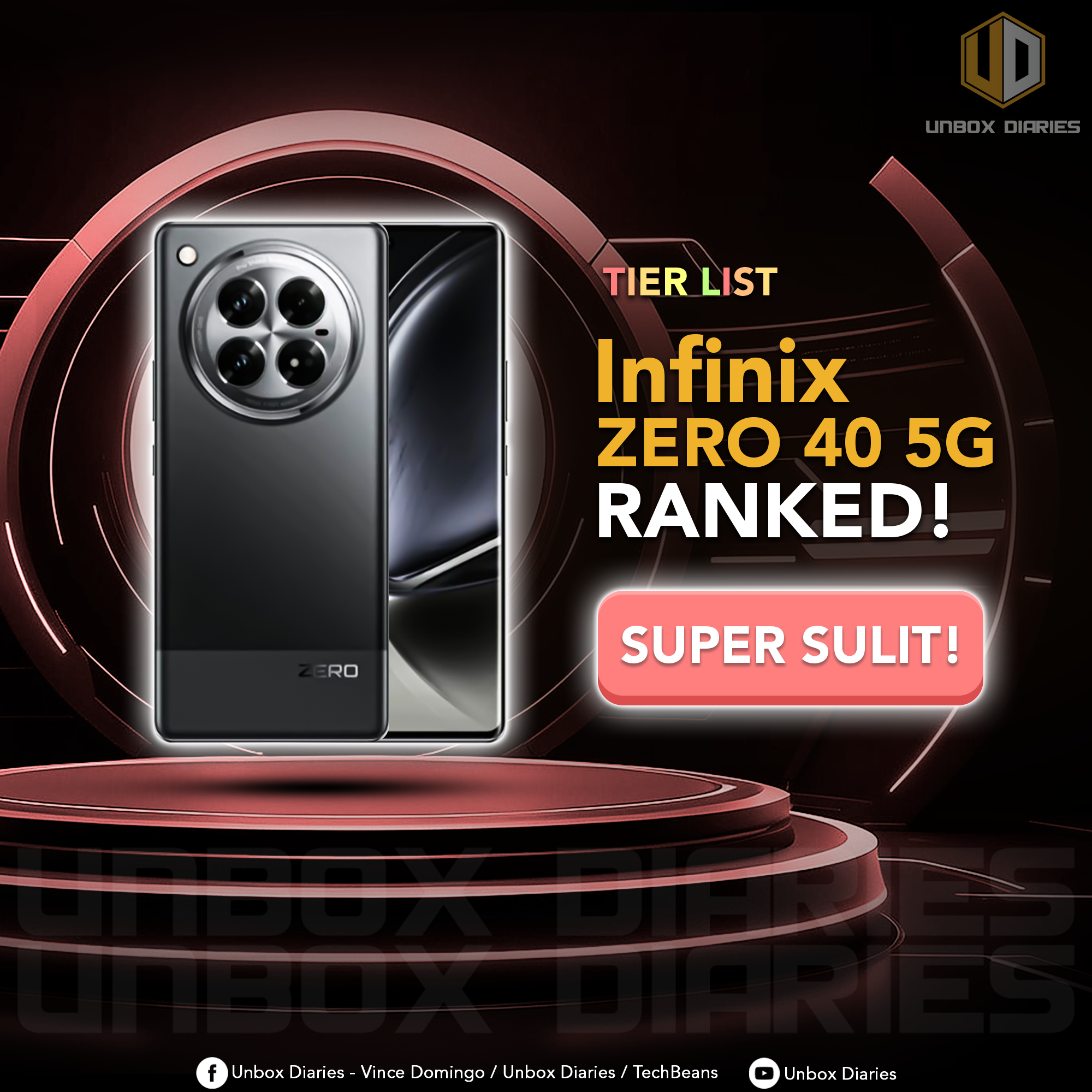 Infinix ZERO 40 5G Ranked - Unbox Diaries