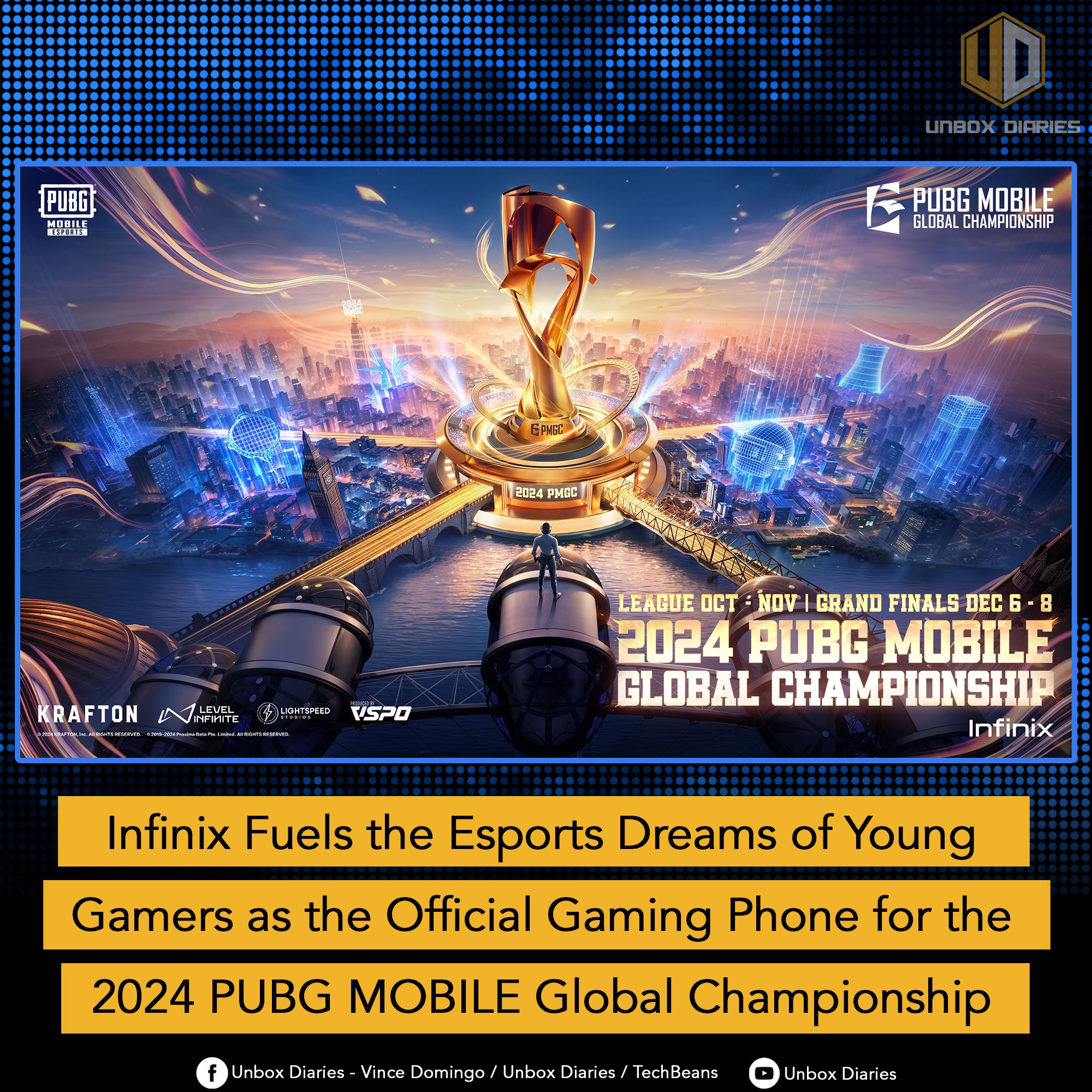 Infinix Fuels the Esports Dreams of Young Gamers as the Official Gaming Phone for the 2024 PUBG ...