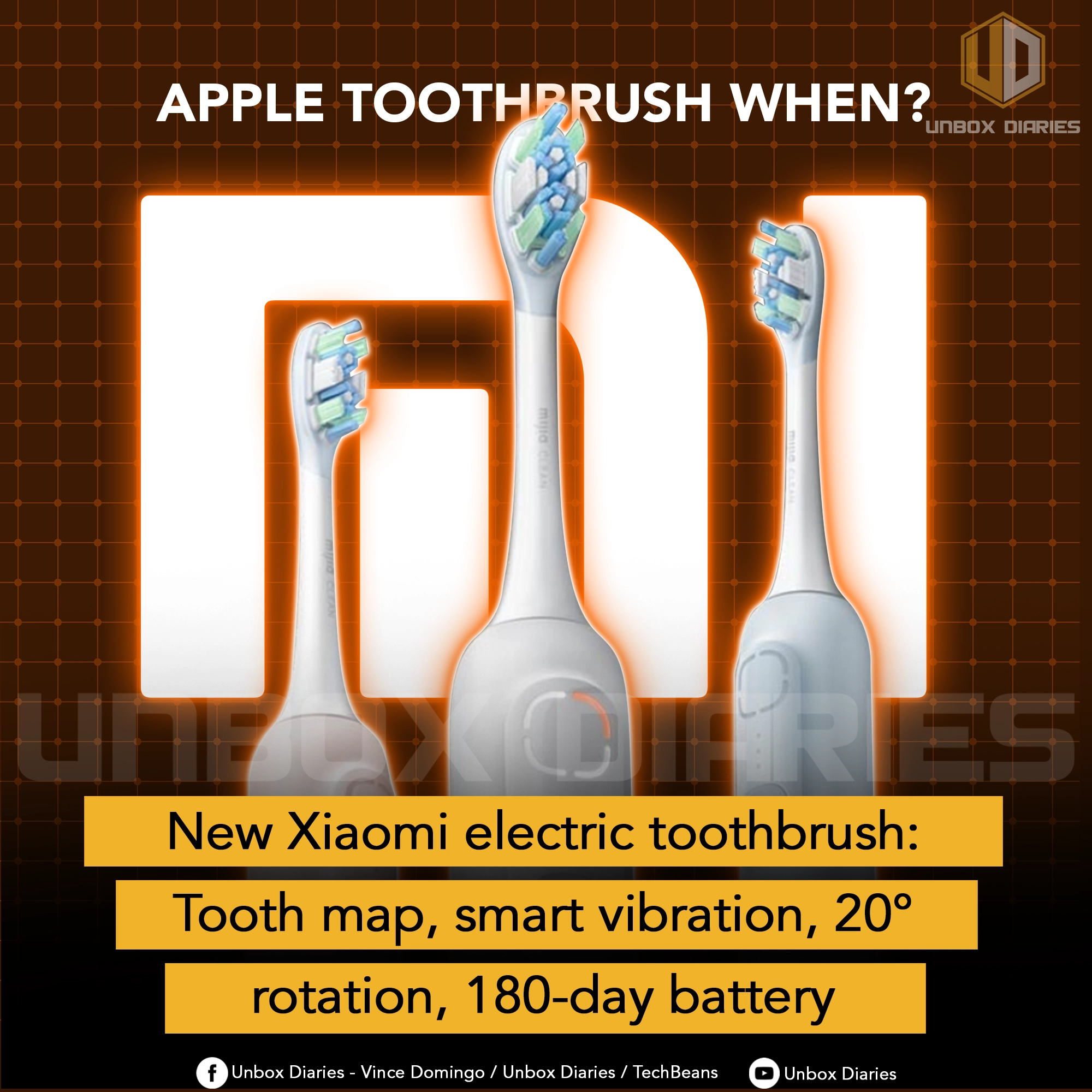 New Xiaomi electric toothbrush: Tooth map, smart vibration, 20 ...