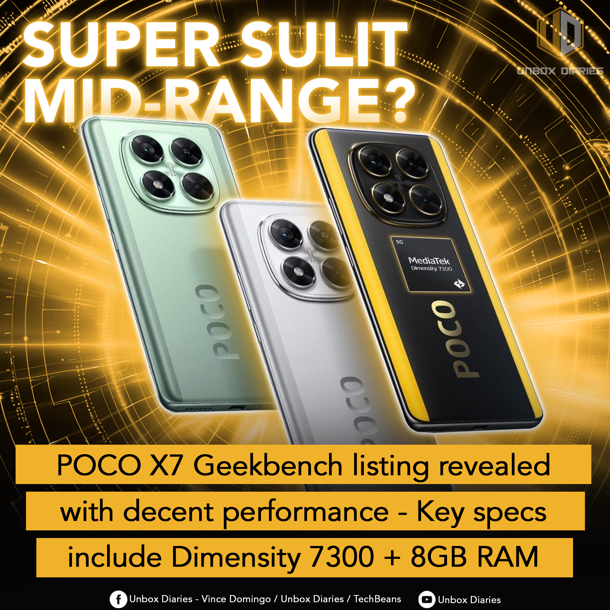 POCO X7 Geekbench listing revealed with decent performance - Key specs ...